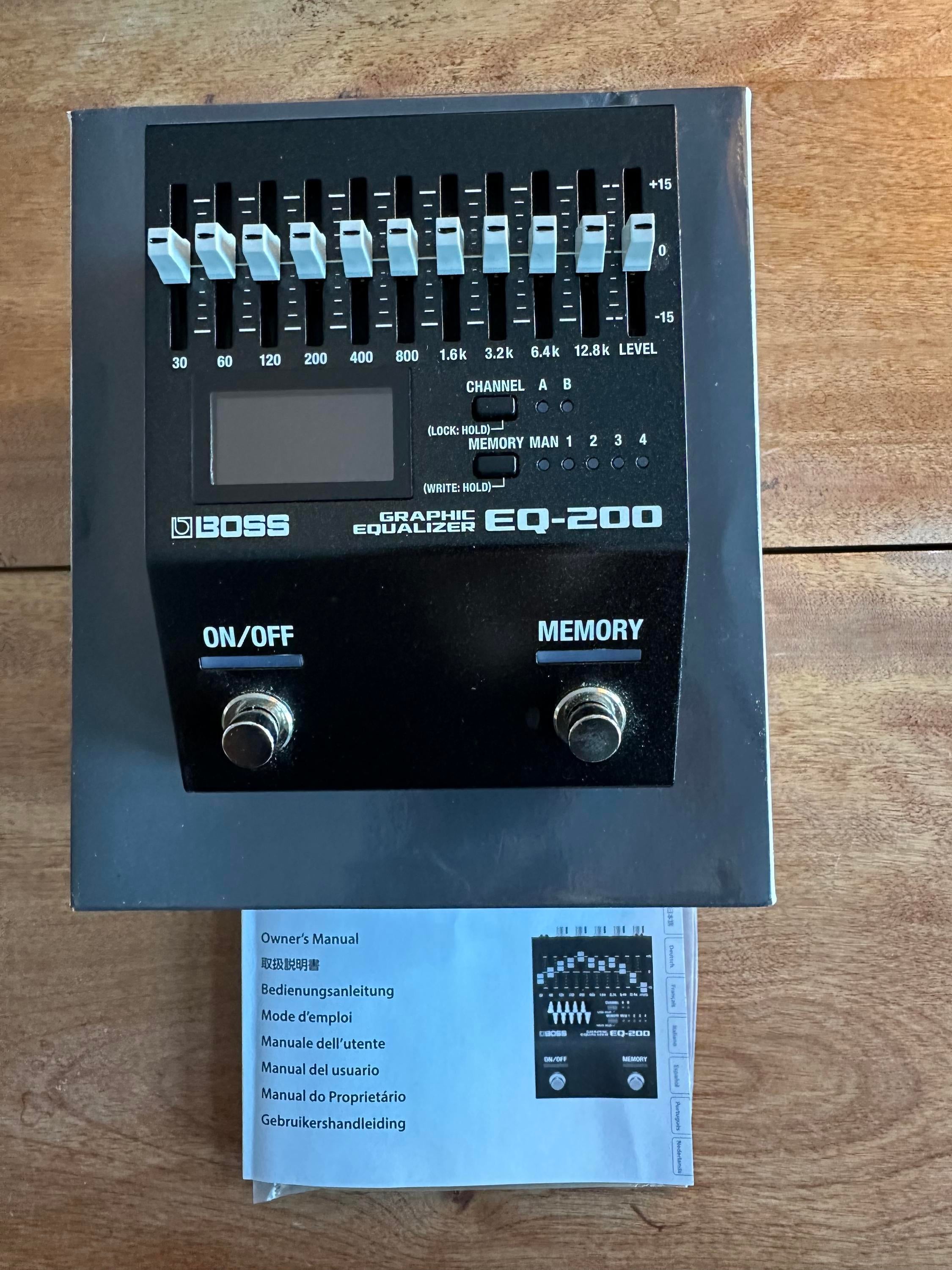 Used Boss EQ-200 Graphic Equalizer - Sweetwater's Gear Exchange