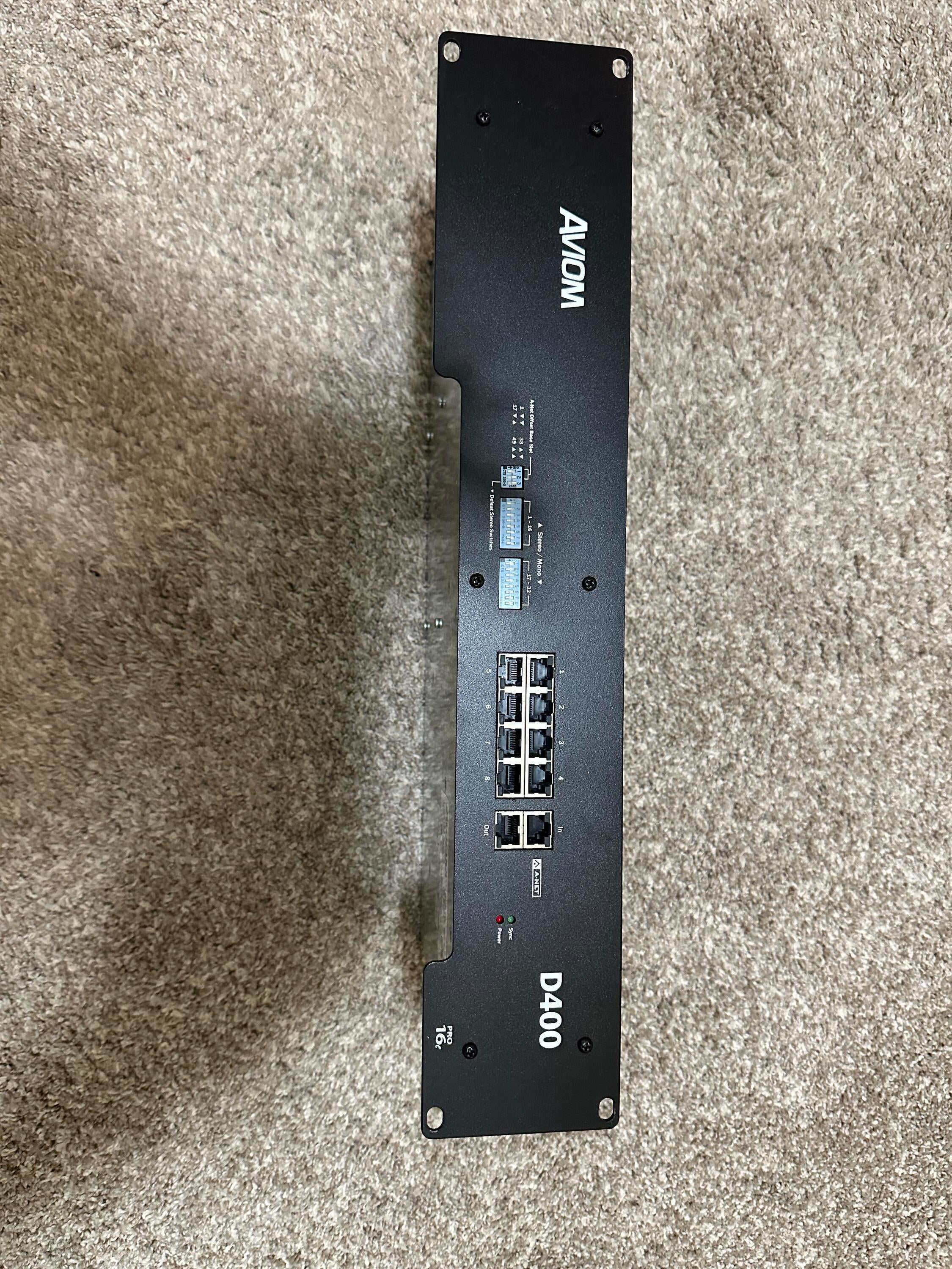 Used Aviom D400 A-Net Distributor - Sweetwater's Gear Exchange