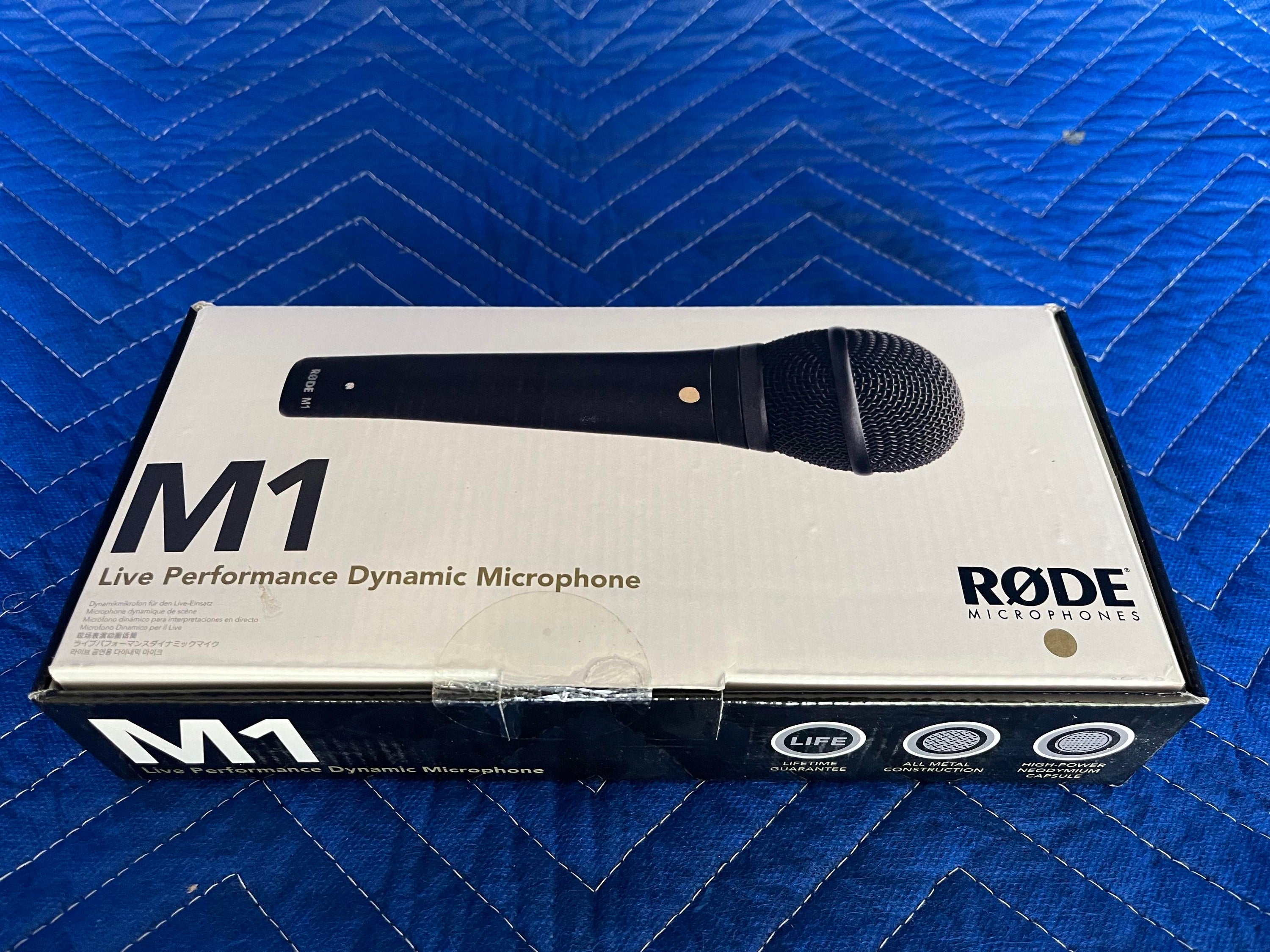Used Rode M1 Live Dynamic Vocal Microphone | Sweetwater Gear Exchange