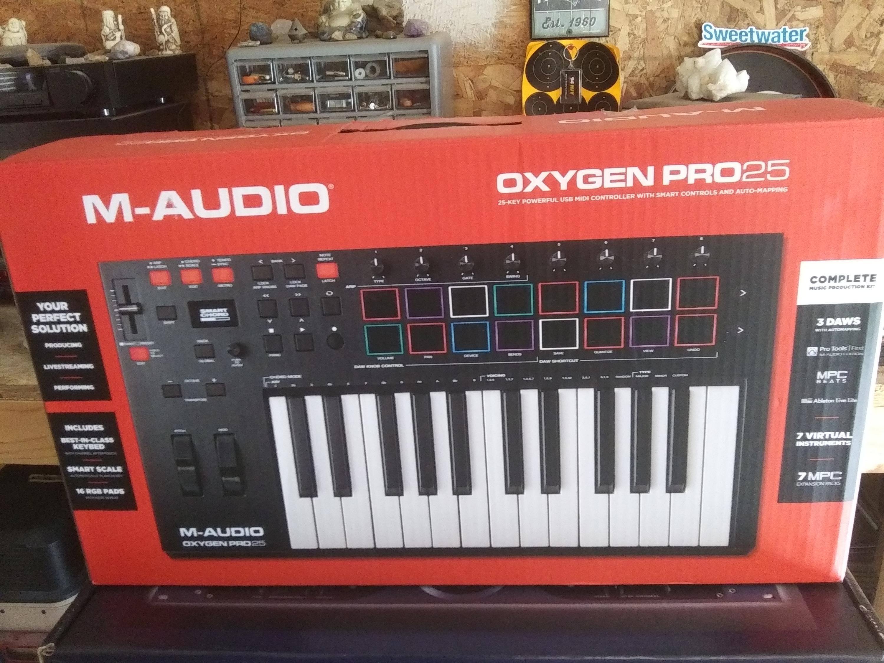 Used M-Audio Oxygen Pro 25 25-key - Sweetwater's Gear Exchange