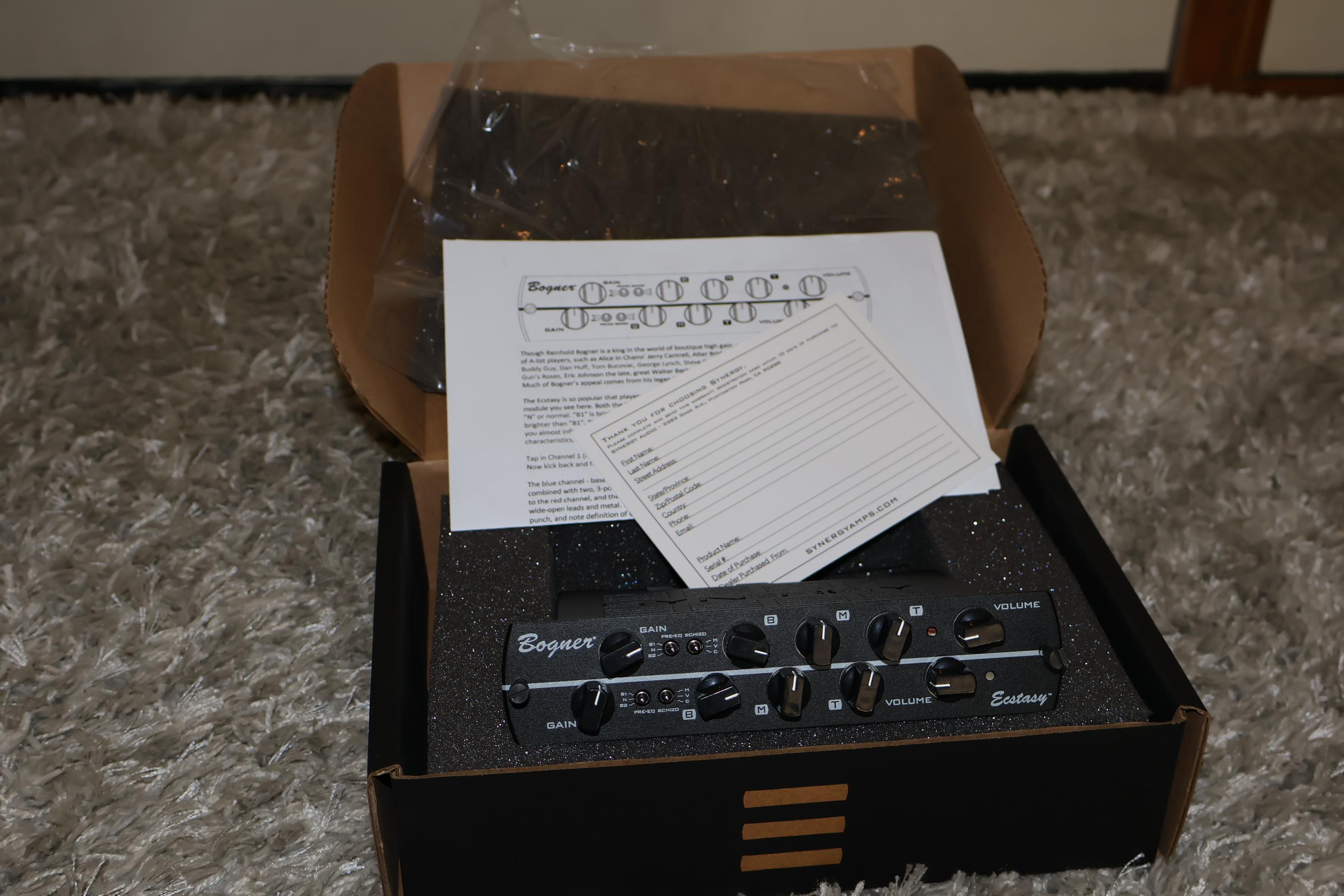Used Synergy Bogner Ecstasy - Sweetwater's Gear Exchange
