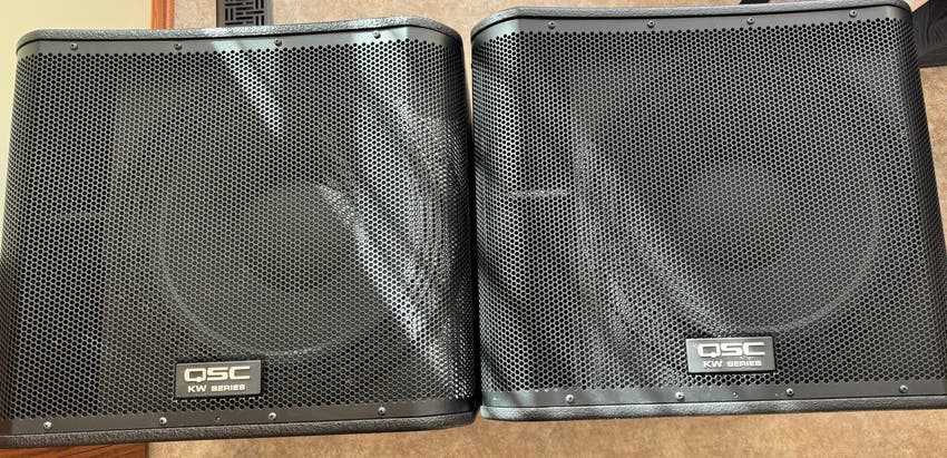 Used QSC (Qty 2) KS118 3,600-watt - Sweetwater's Gear Exchange