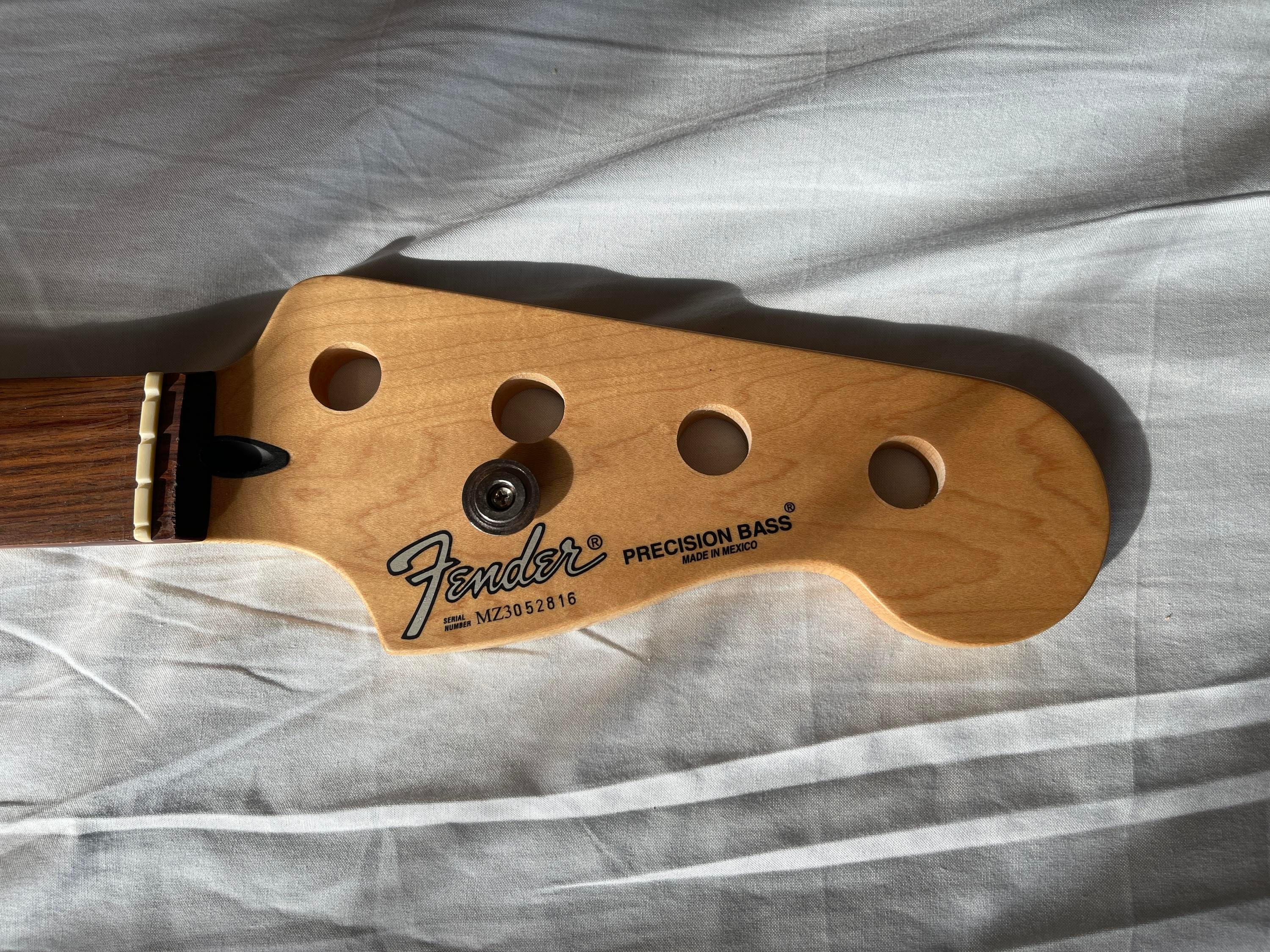 Used Fender MIM Precision bass neck - Sweetwater's Gear Exchange