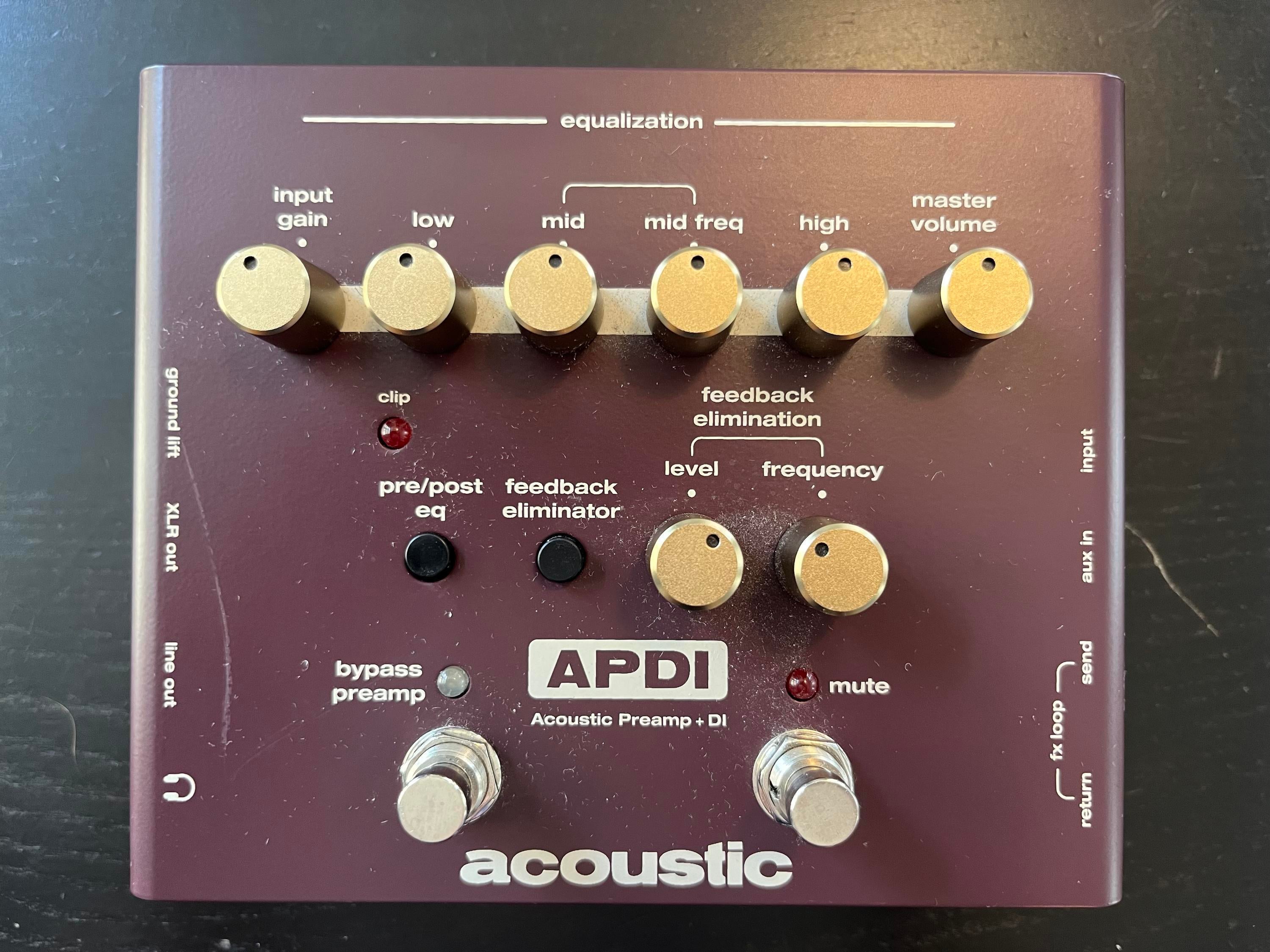 Used Acoustic APDI Acoustic Preamp - Sweetwater's Gear Exchange