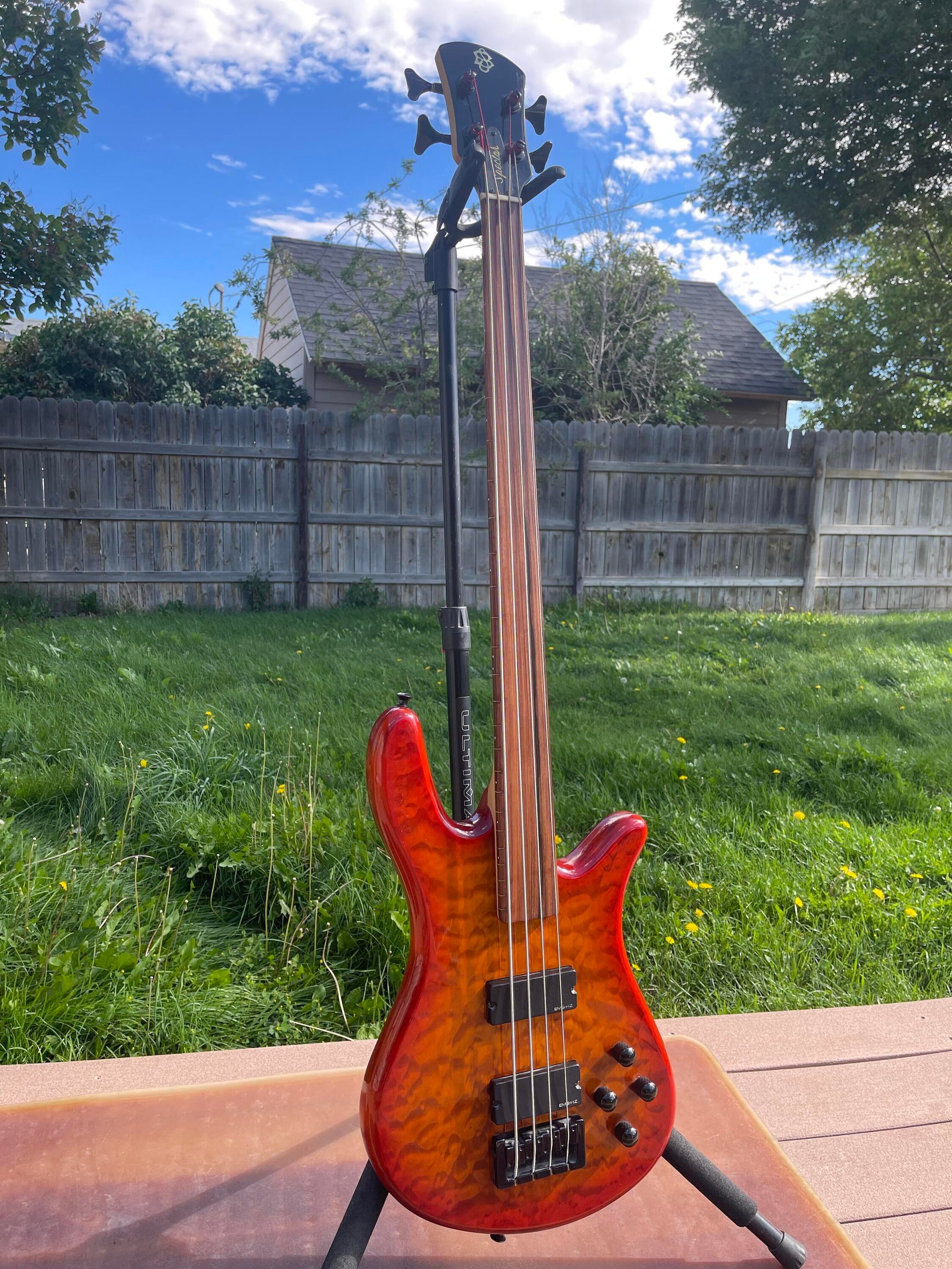 Used Spector Q4 fretless bass - Sweetwater's Gear Exchange