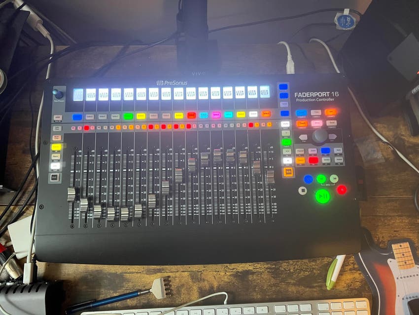 Used PreSonus FaderPort 16 16-channel Production Controller ... Used PreSonus FaderPort 16 16-channel Production Controller ...
