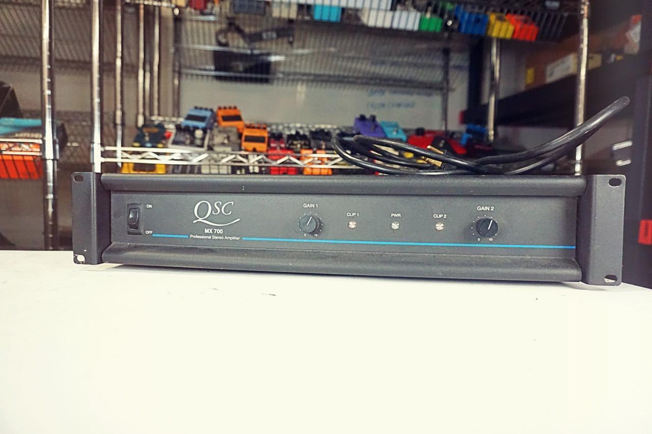 Used QSC MX 700 2-Channel Power - Sweetwater's Gear Exchange