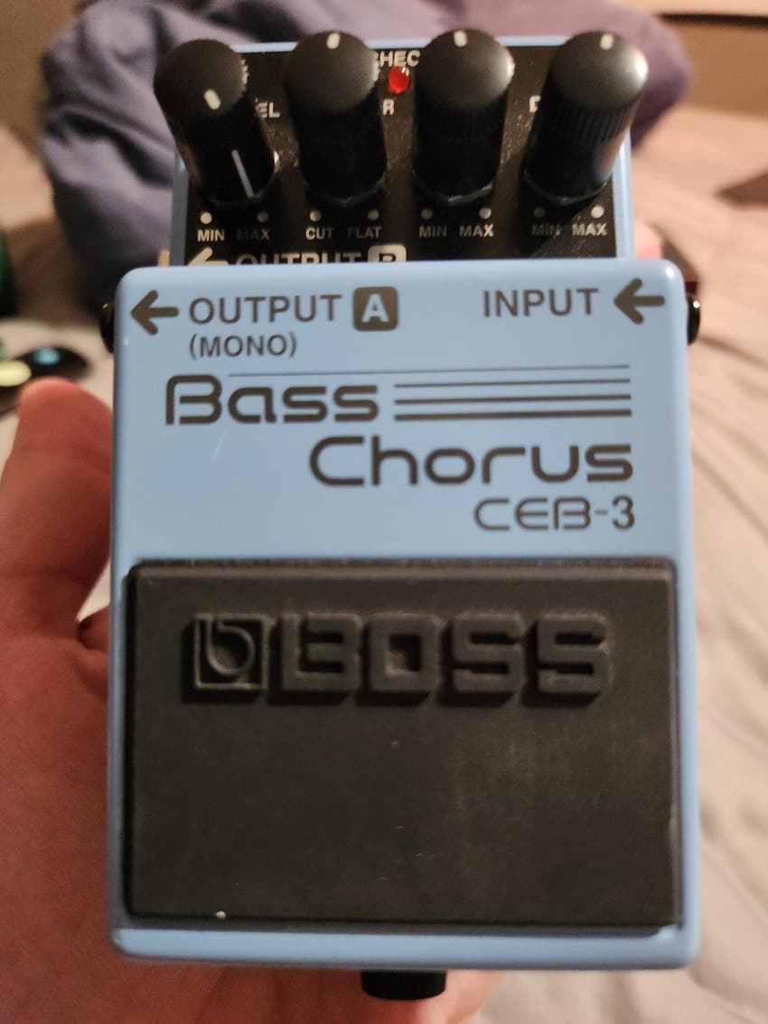 Used Boss CEB-3 Bass Chorus Pedal - Sweetwater's Gear Exchange