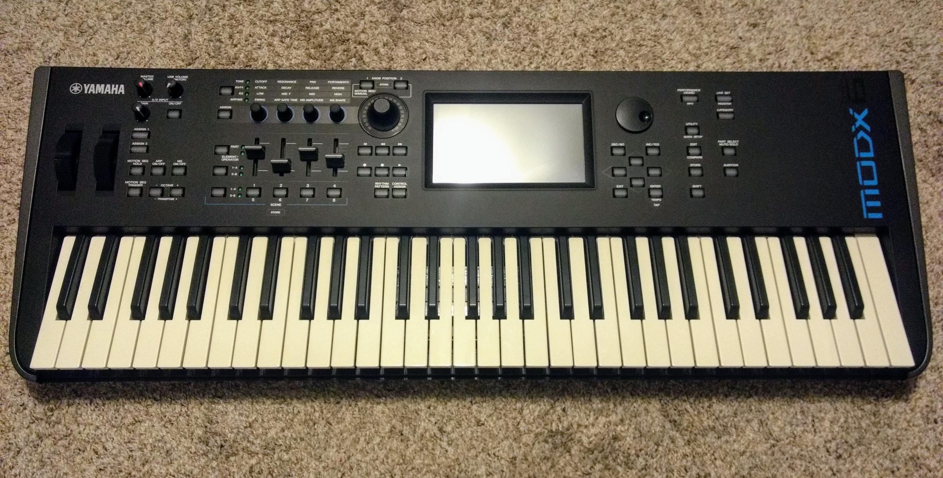 Used Yamaha MODX6 61 Semi Weighted - Sweetwater's Gear Exchange