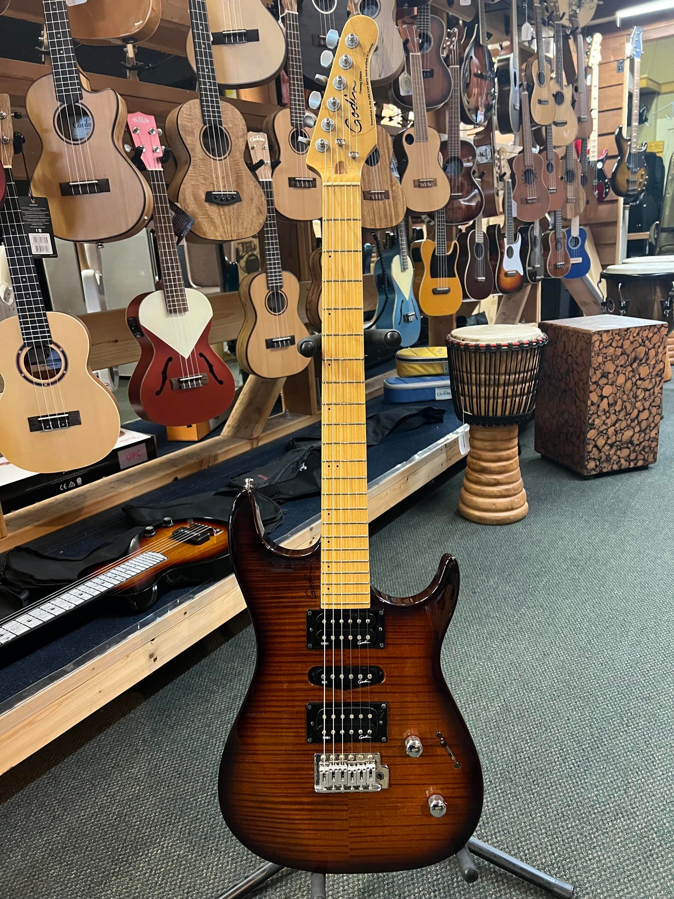 Used Godin Freeway SA - Lightburst - Sweetwater's Gear Exchange