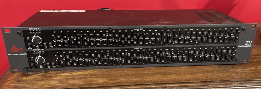 Used dbx 231 Dual 31-band Graphic Equalizer - Sweetwater's Gear Exchange