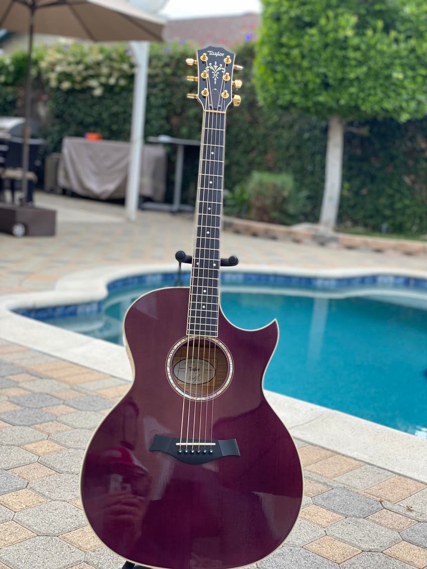 Used Taylor Custom Shop (1 of 1) PURPLE GA | Sweetwater Gear Exchange