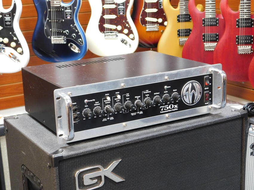 Used SWR 750X Bass Guitar head - Sweetwater's Gear Exchange