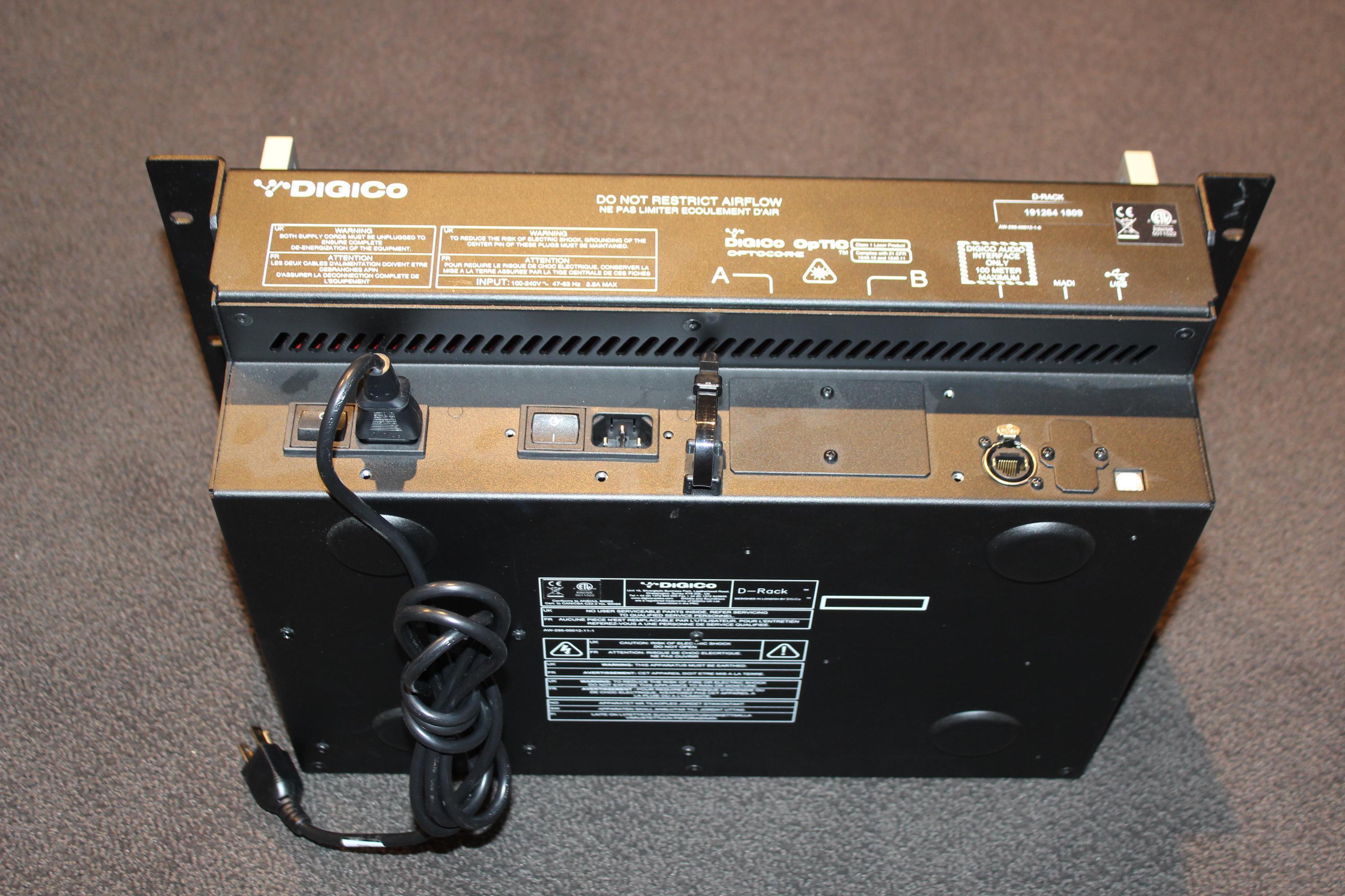 Used DiGiCo D-Rack with Aviom D-16c - Sweetwater's Gear Exchange