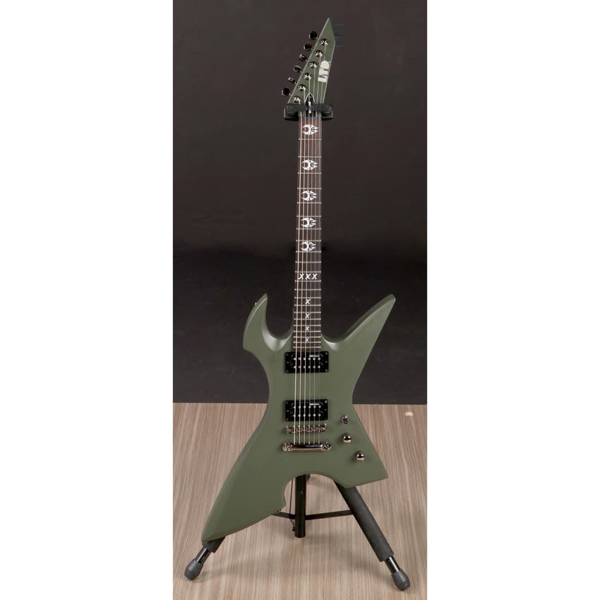 Used ESP LTD MAX-200 RPR - Military Green - Sweetwater's Gear Exchange