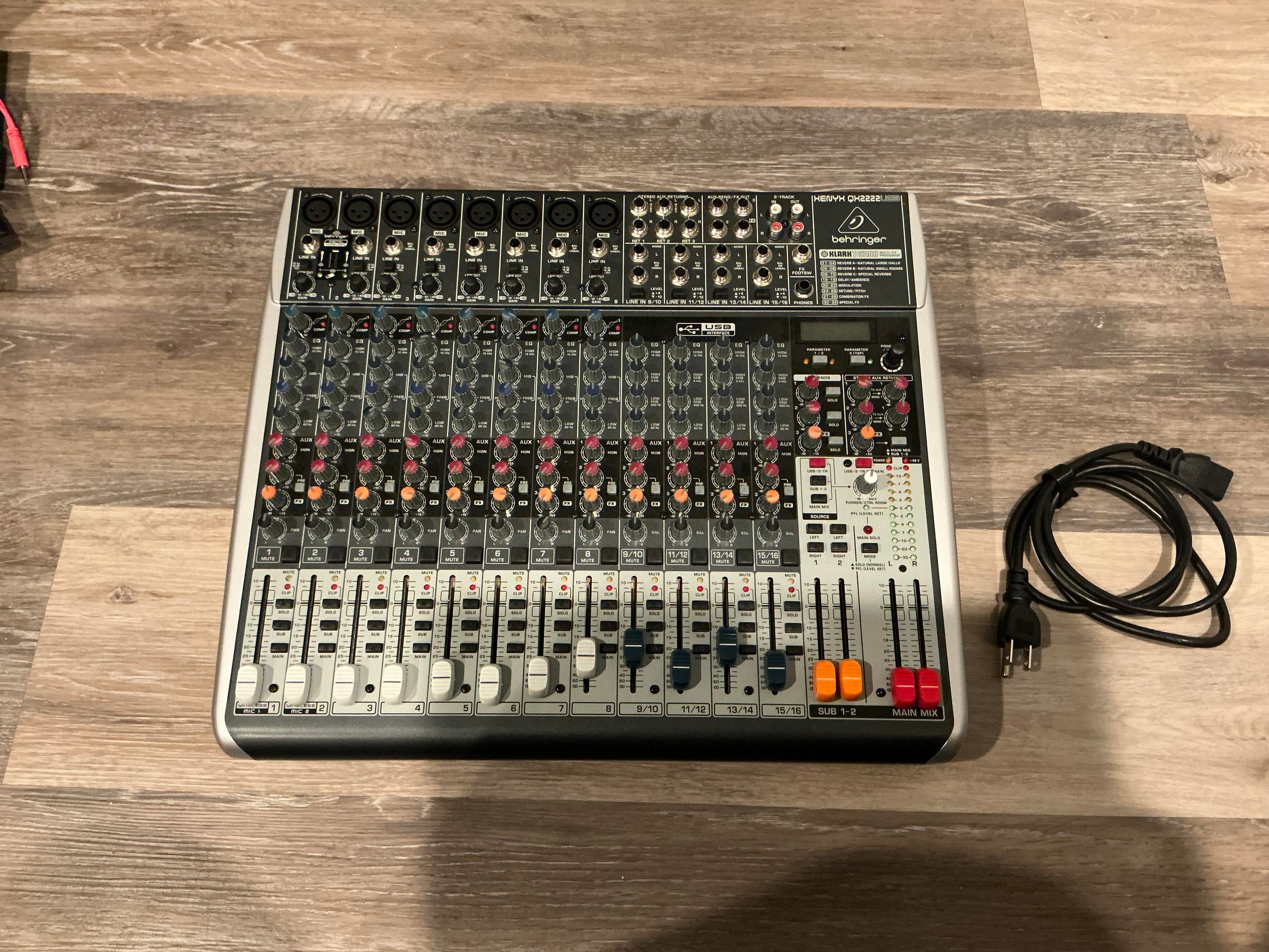 Used Behringer Xenyx QX2222USB - Sweetwater's Gear Exchange