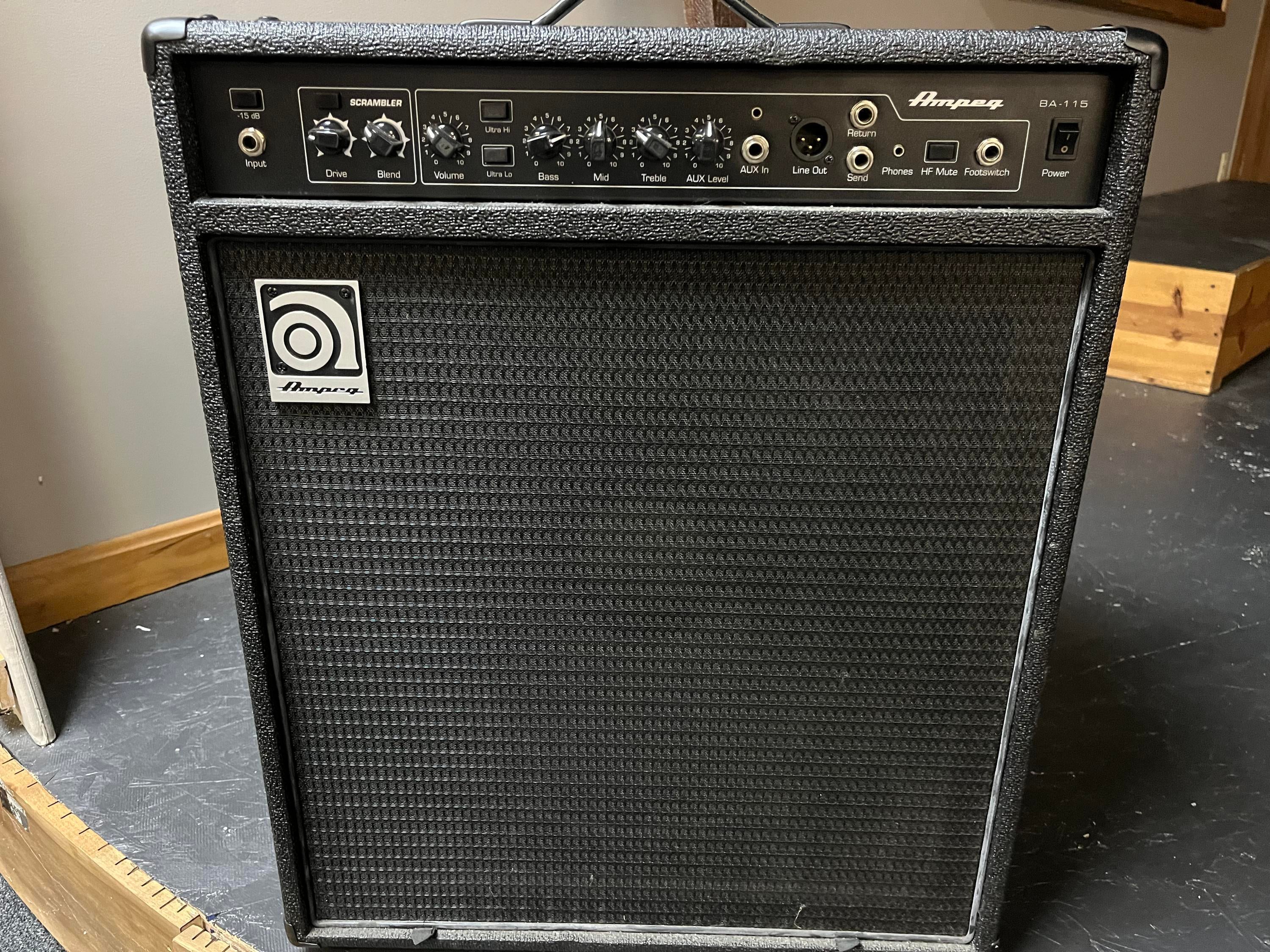 Used Ampeg BA-115v2 1x15" 150-watt - Sweetwater's Gear Exchange