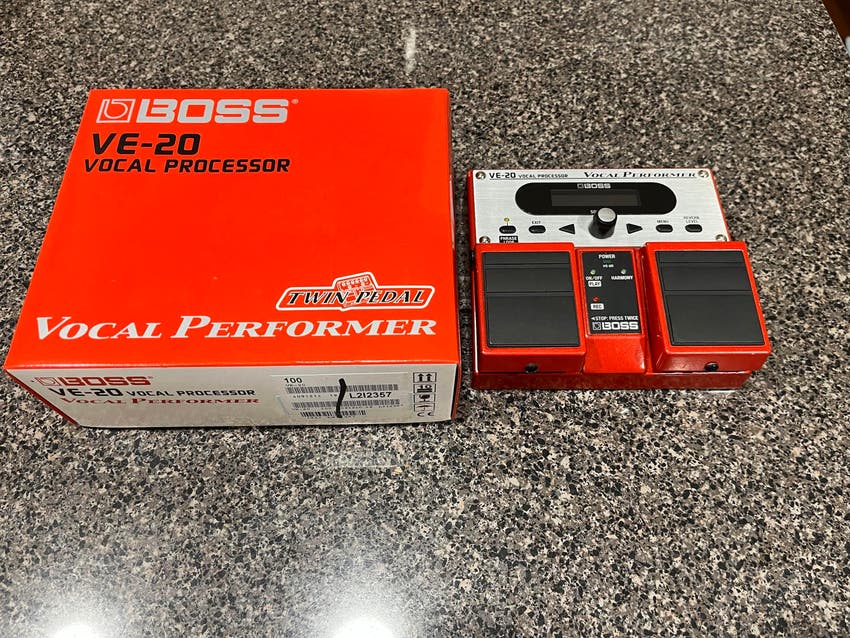 Used Boss VE-20 Vocal Effects Processor | Sweetwater Gear Exchange