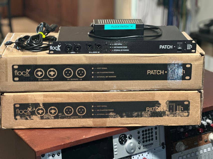 Used Flock Audio Patch 64-point Digitally Controlled Analog Patchbay ...