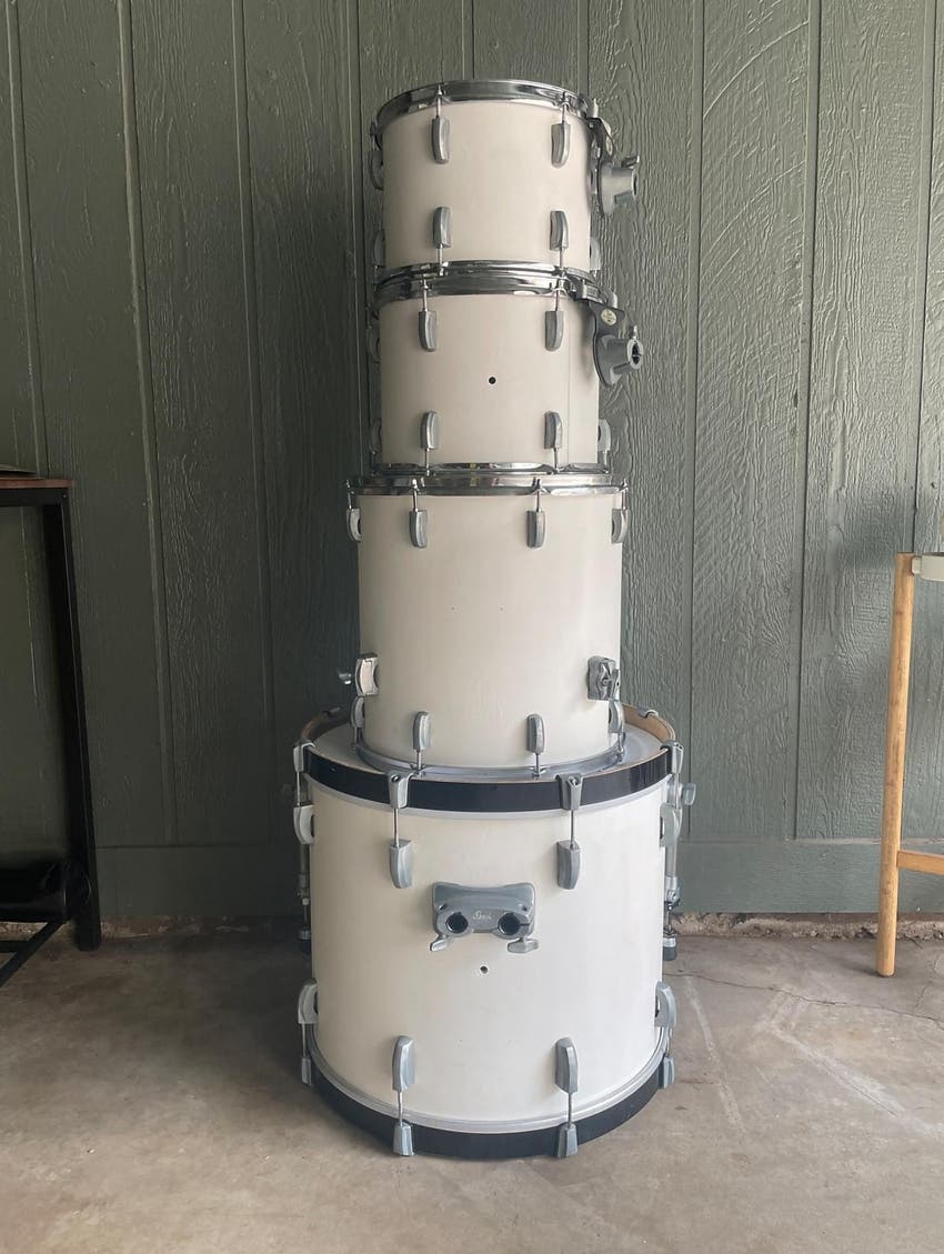 Used Pearl Pear Vision Drumkit 2000s - Refinished | Sweetwater Gear ...