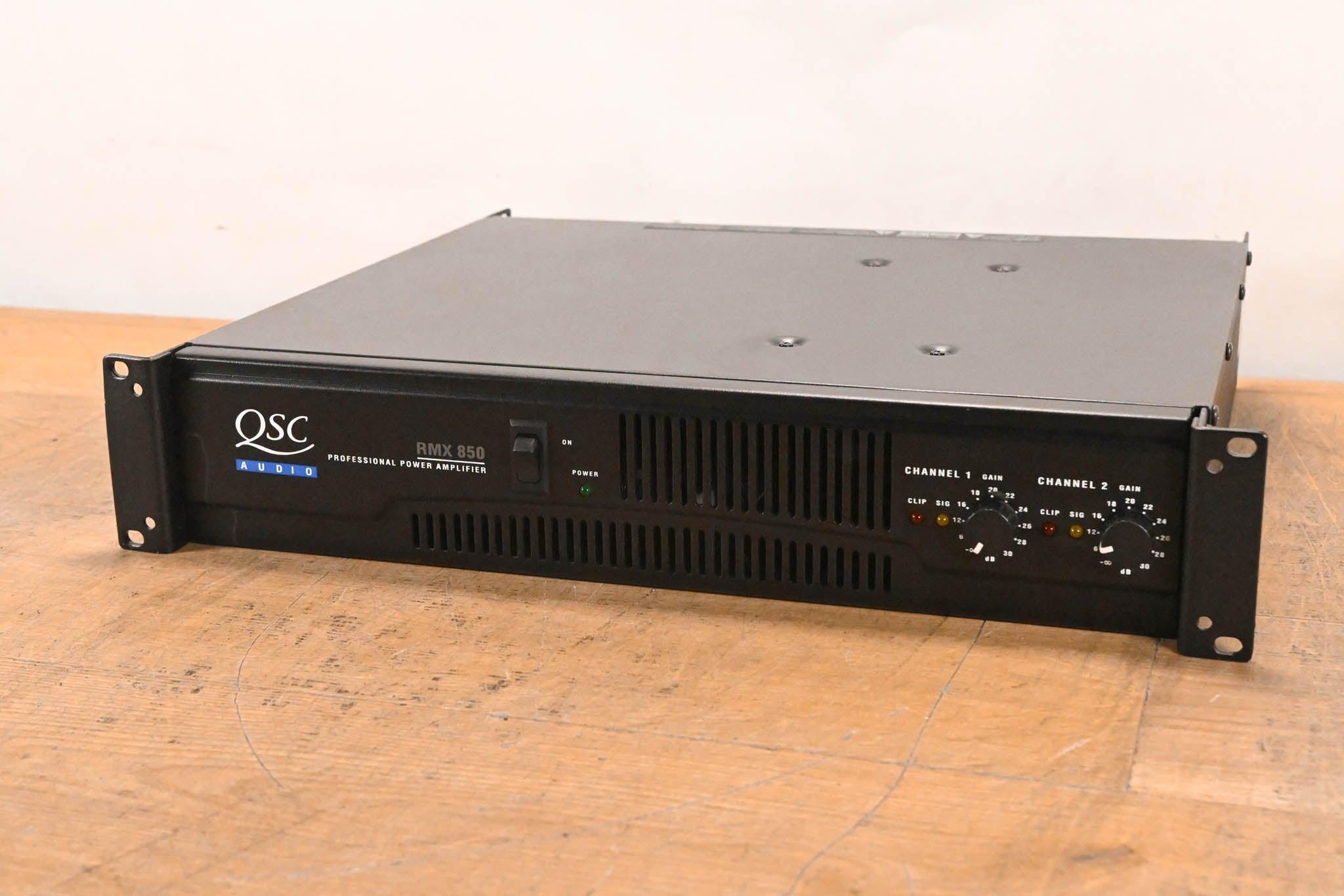 Used QSC RMX850 2-Channel Power - Sweetwater's Gear Exchange