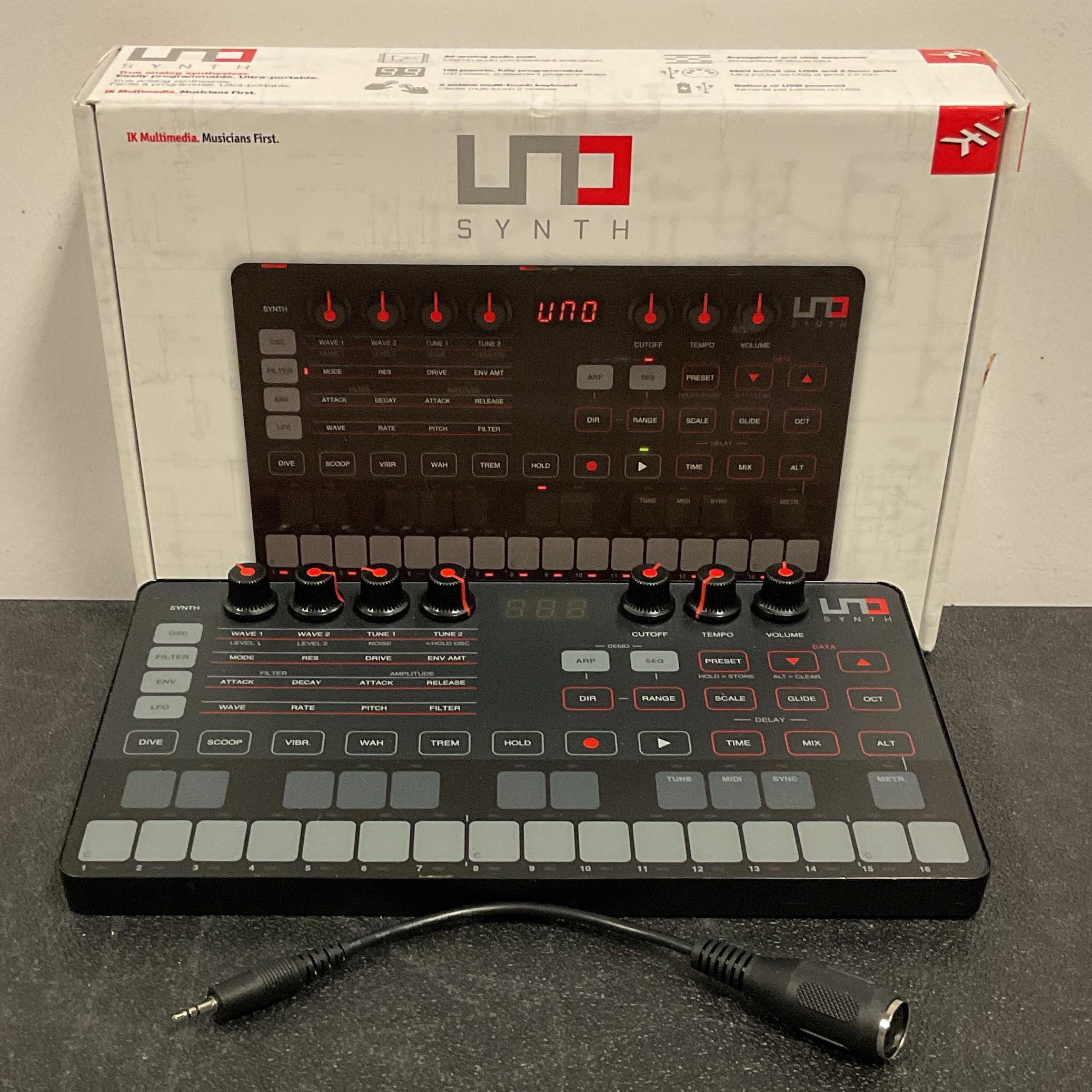Used IK Multimedia UNO Synth Analog - Sweetwater's Gear Exchange