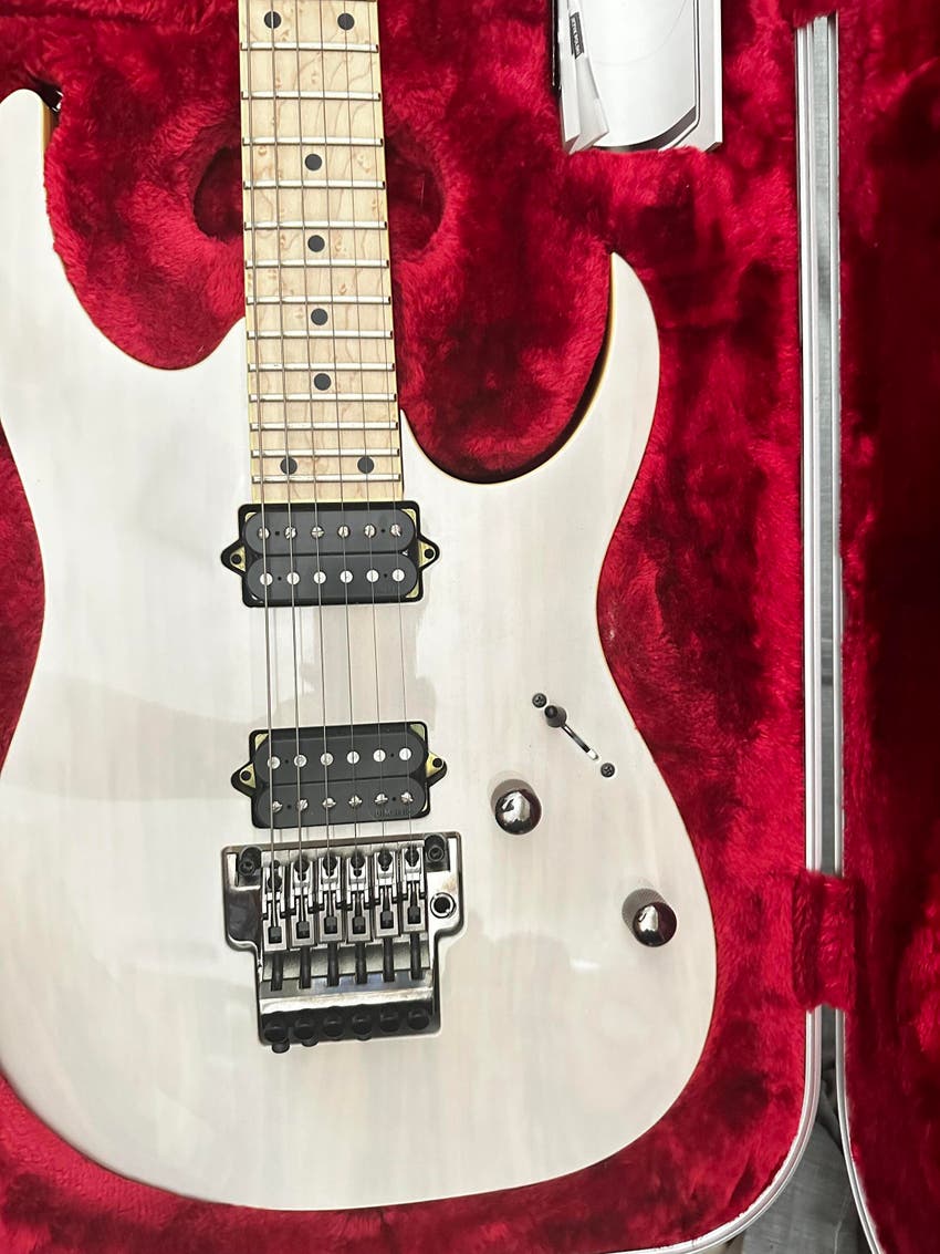 Used Ibanez Prestige RG652AHM - Antique White Blonde | Sweetwater Gear ...