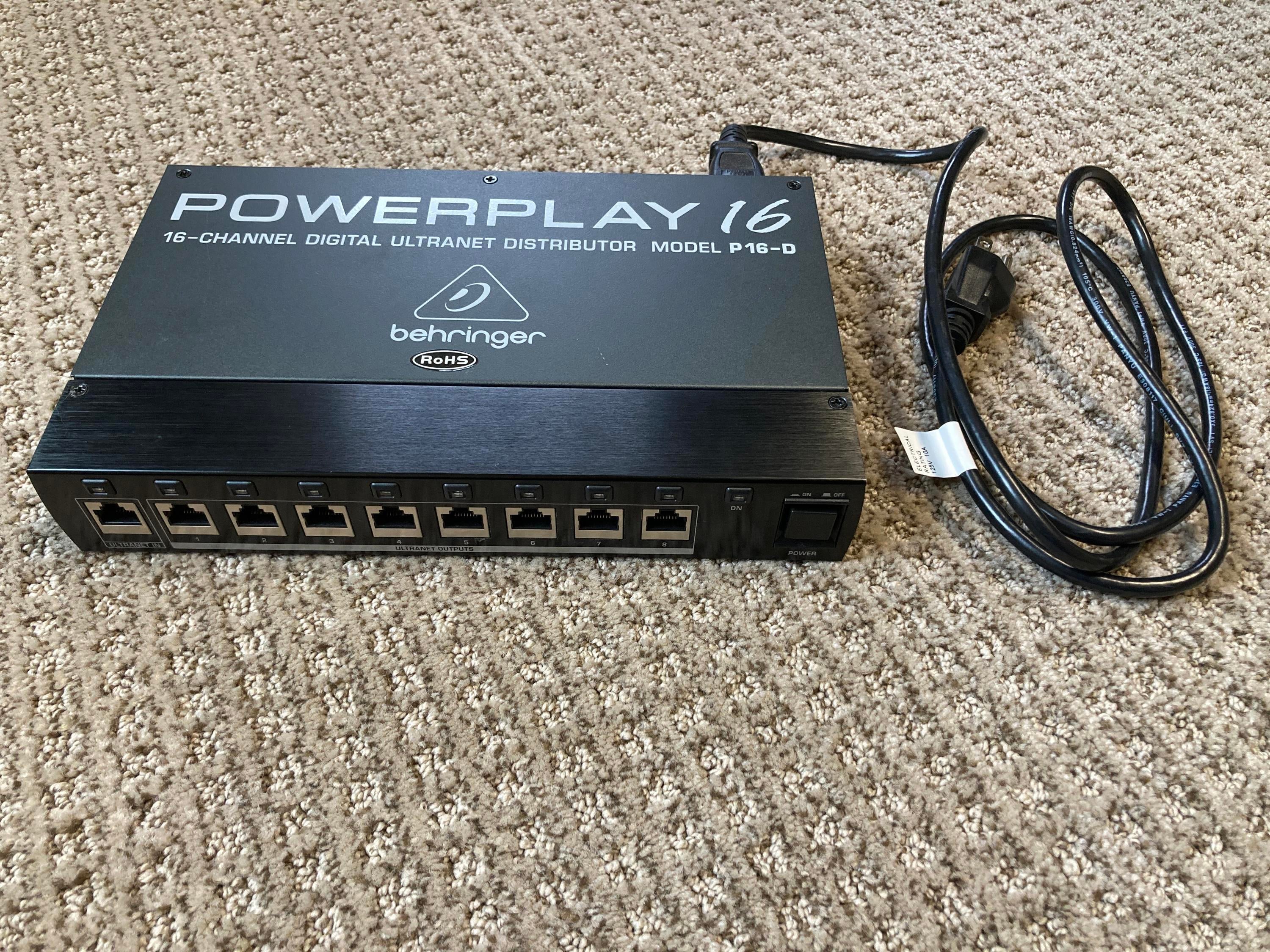 Used Behringer Powerplay P16-D - Sweetwater's Gear Exchange