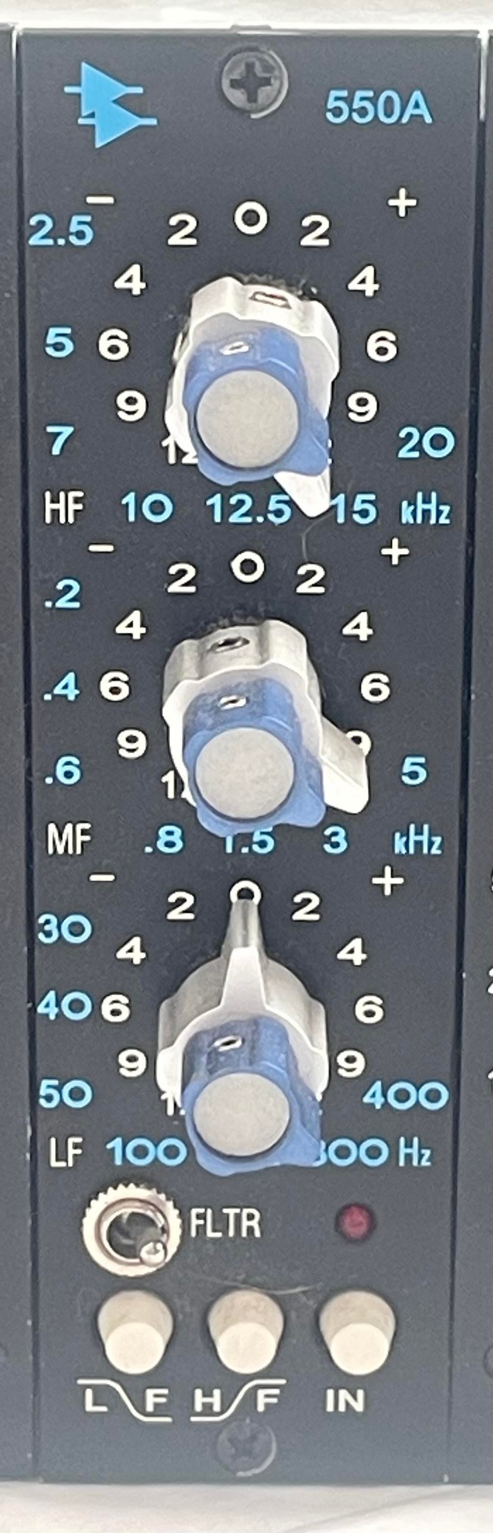 Used API 550A 500 Series 3-band - Sweetwater's Gear Exchange