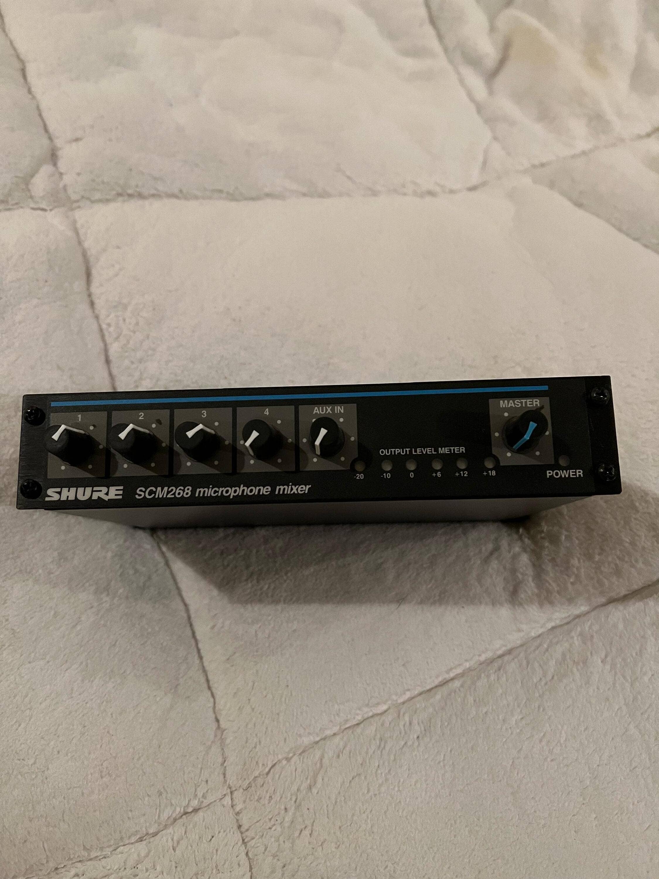 Used Shure SCM268 Microphone Mixer | Sweetwater Gear Exchange