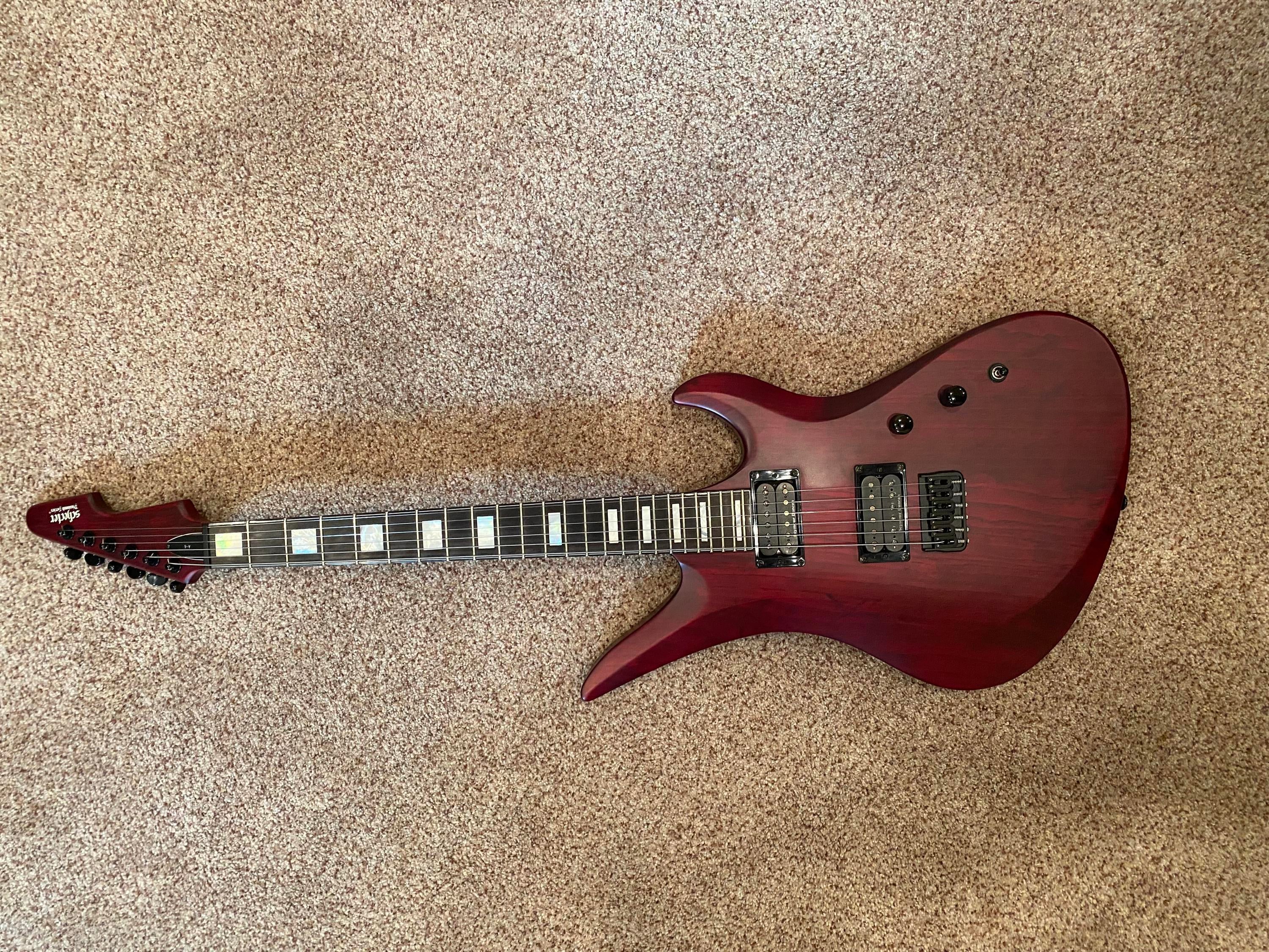 Used Schecter Avenger A-6 - Vampyre Satin - Sweetwater's Gear Exchange