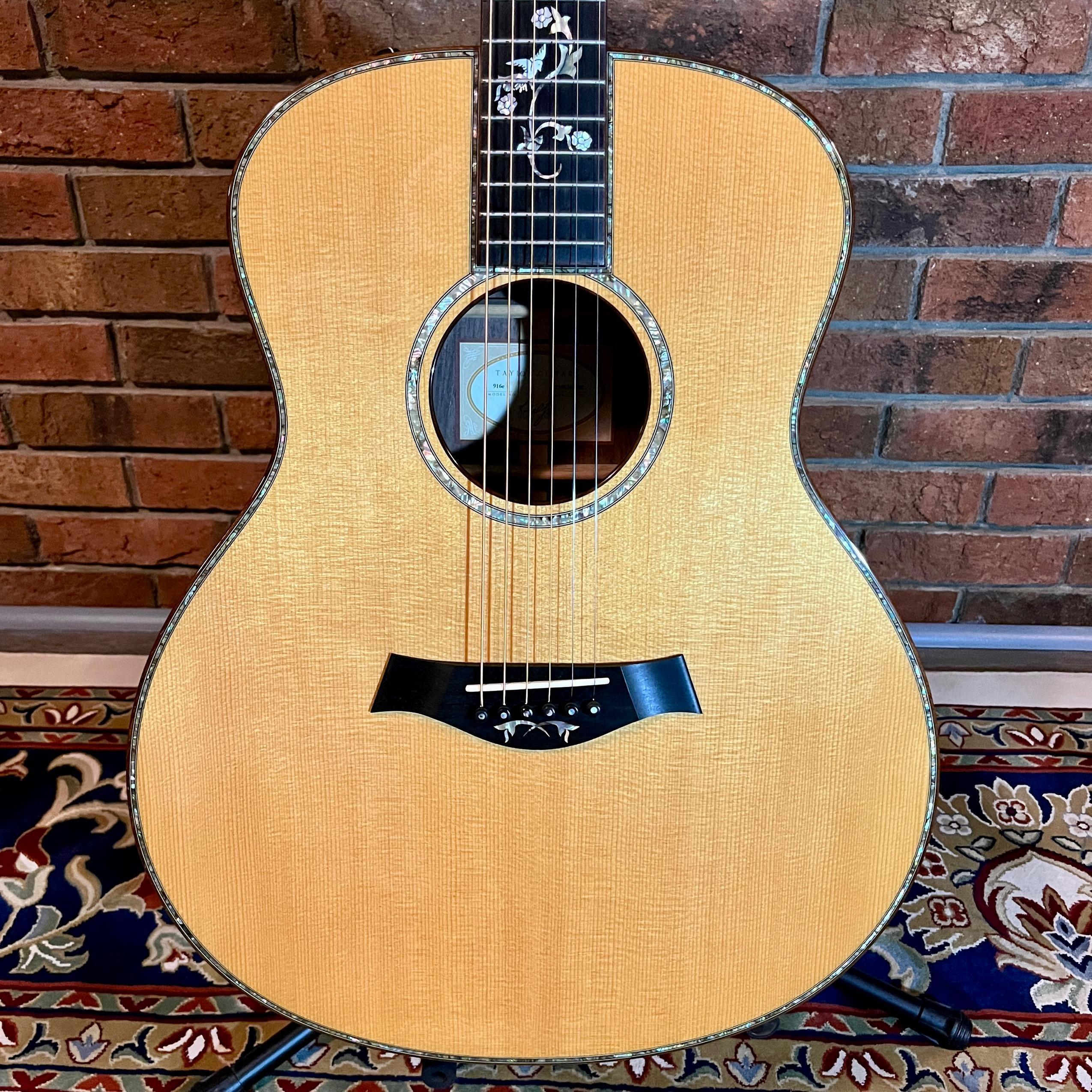 Used Taylor 916e Cindy Inlay 2013 - - Sweetwater's Gear Exchange