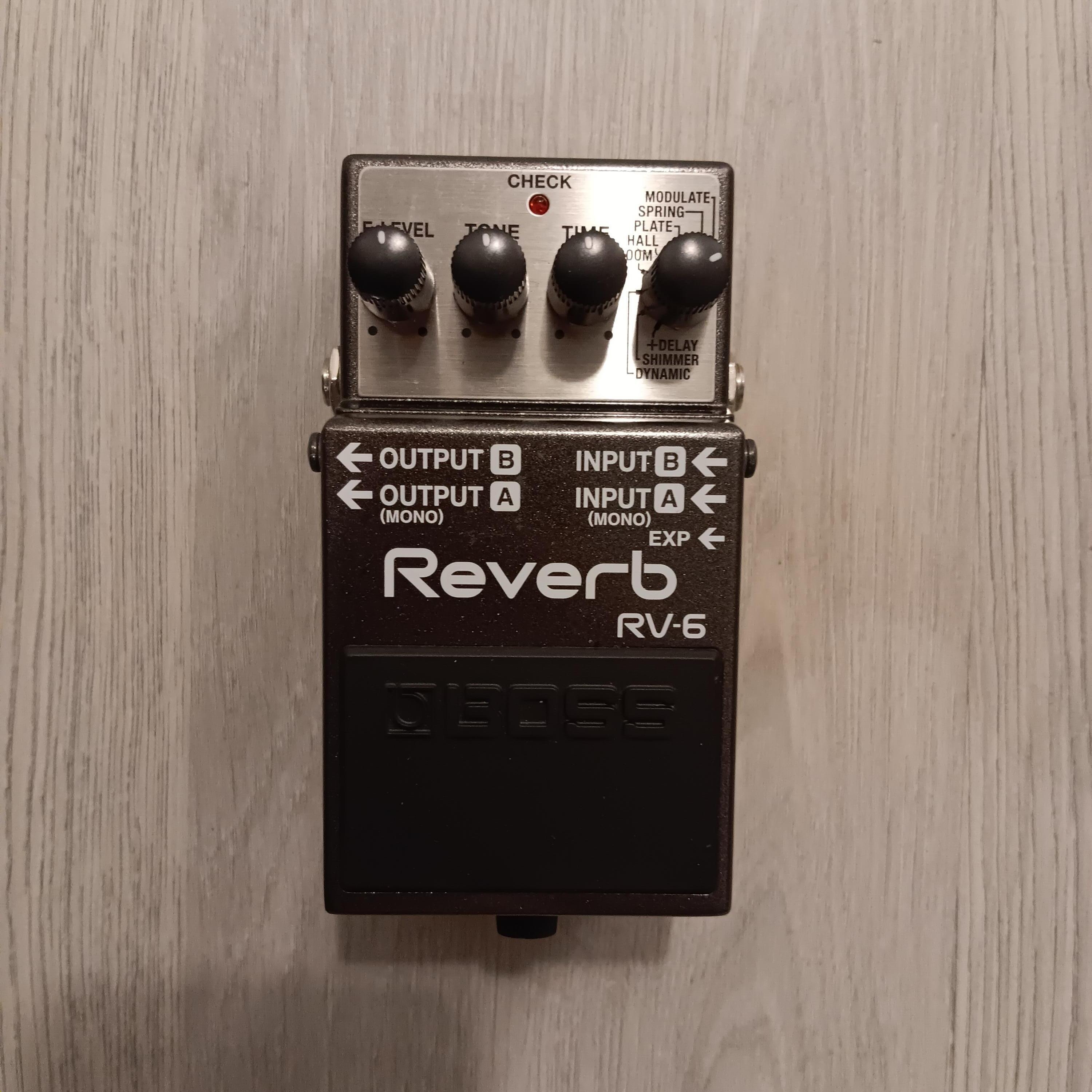 Used Boss RV-6 Digital Reverb Pedal - Sweetwater's Gear Exchange