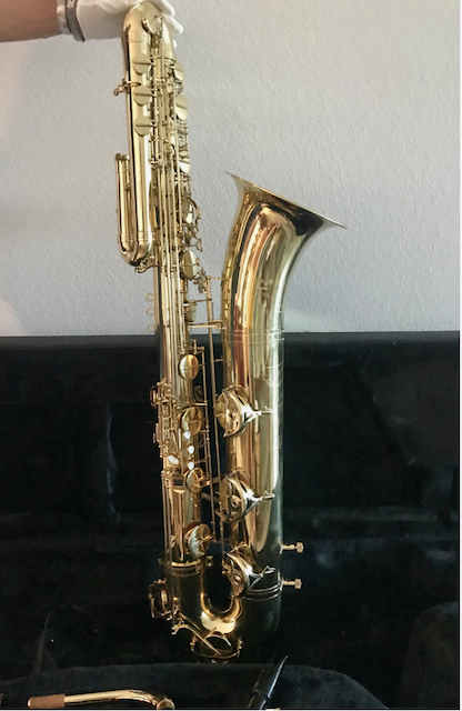 Used Stagg Bass Saxophone with - Sweetwater's Gear Exchange
