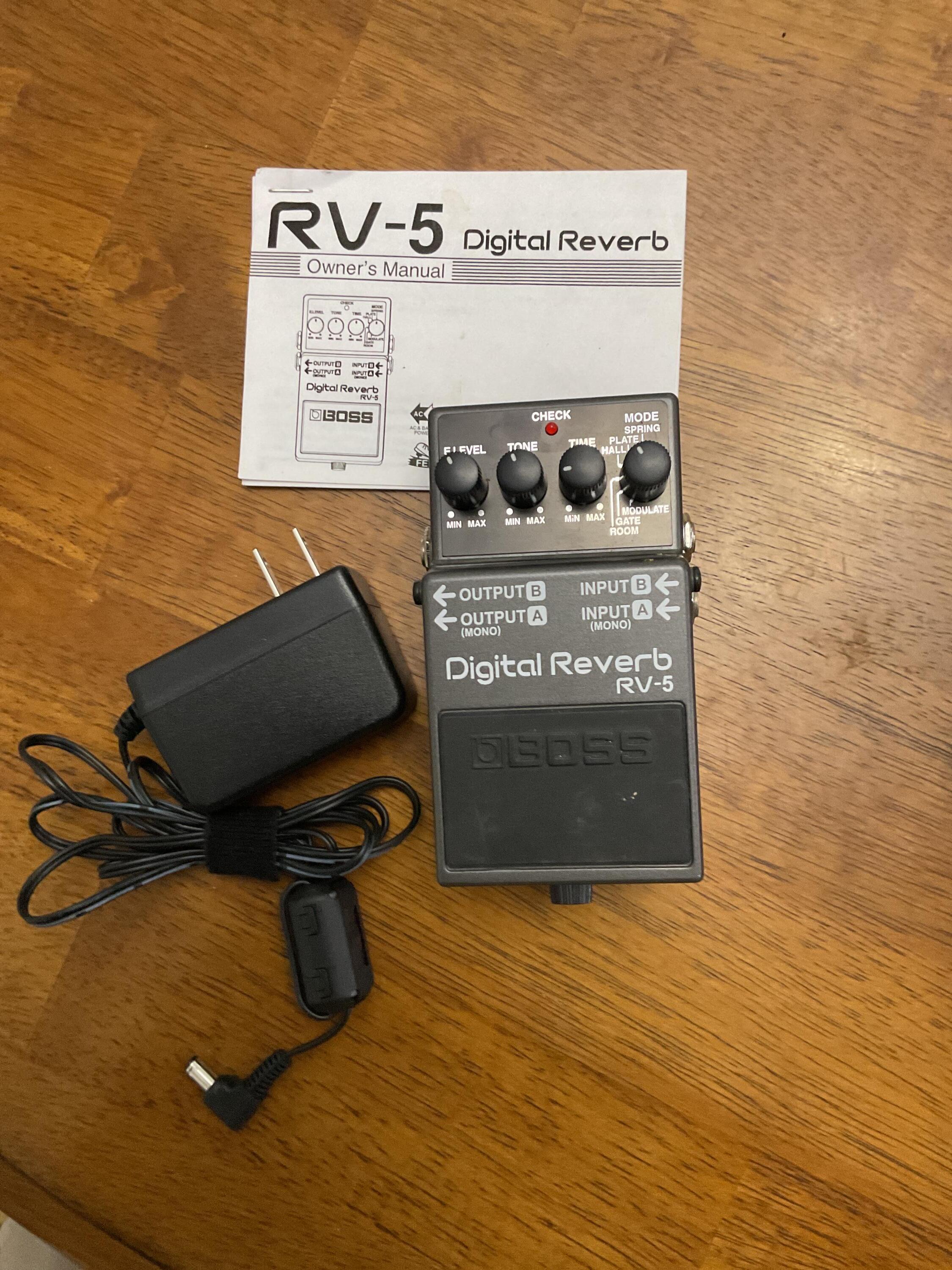 Used Boss RV-5 Digital Reverb Pedal - Sweetwater's Gear Exchange