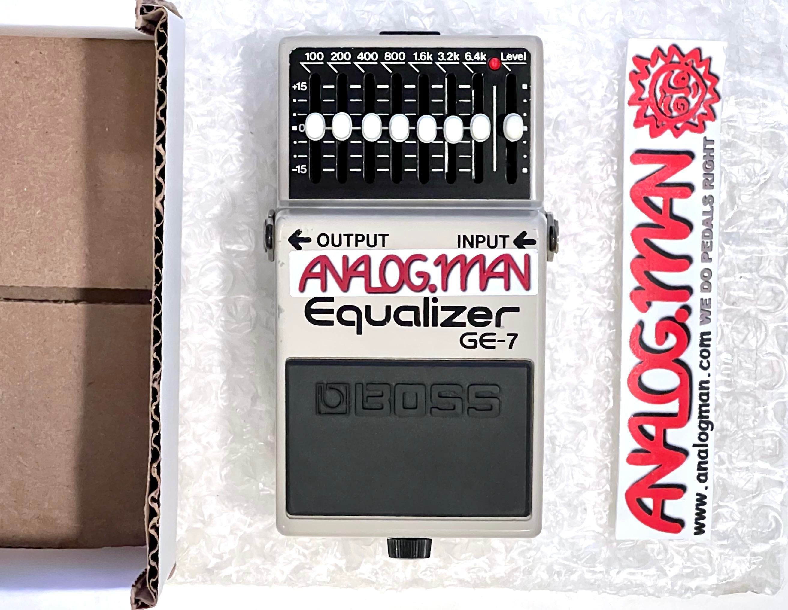 Used Boss Analogman GE-7 Pro Mod EQ - Sweetwater's Gear Exchange