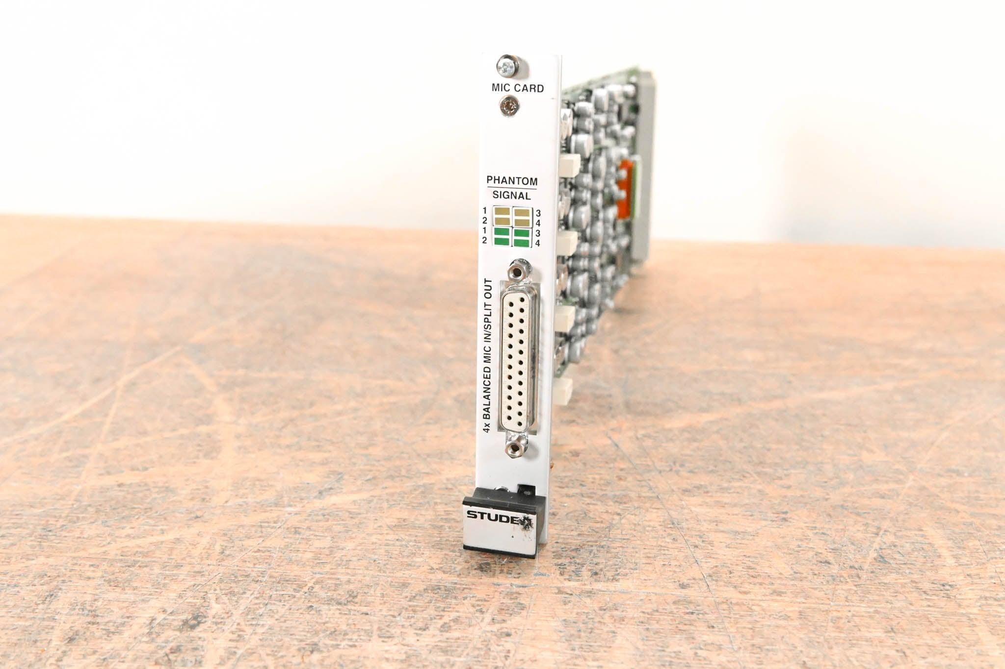 Used Studer Mic/Line In Card for - Sweetwater's Gear Exchange