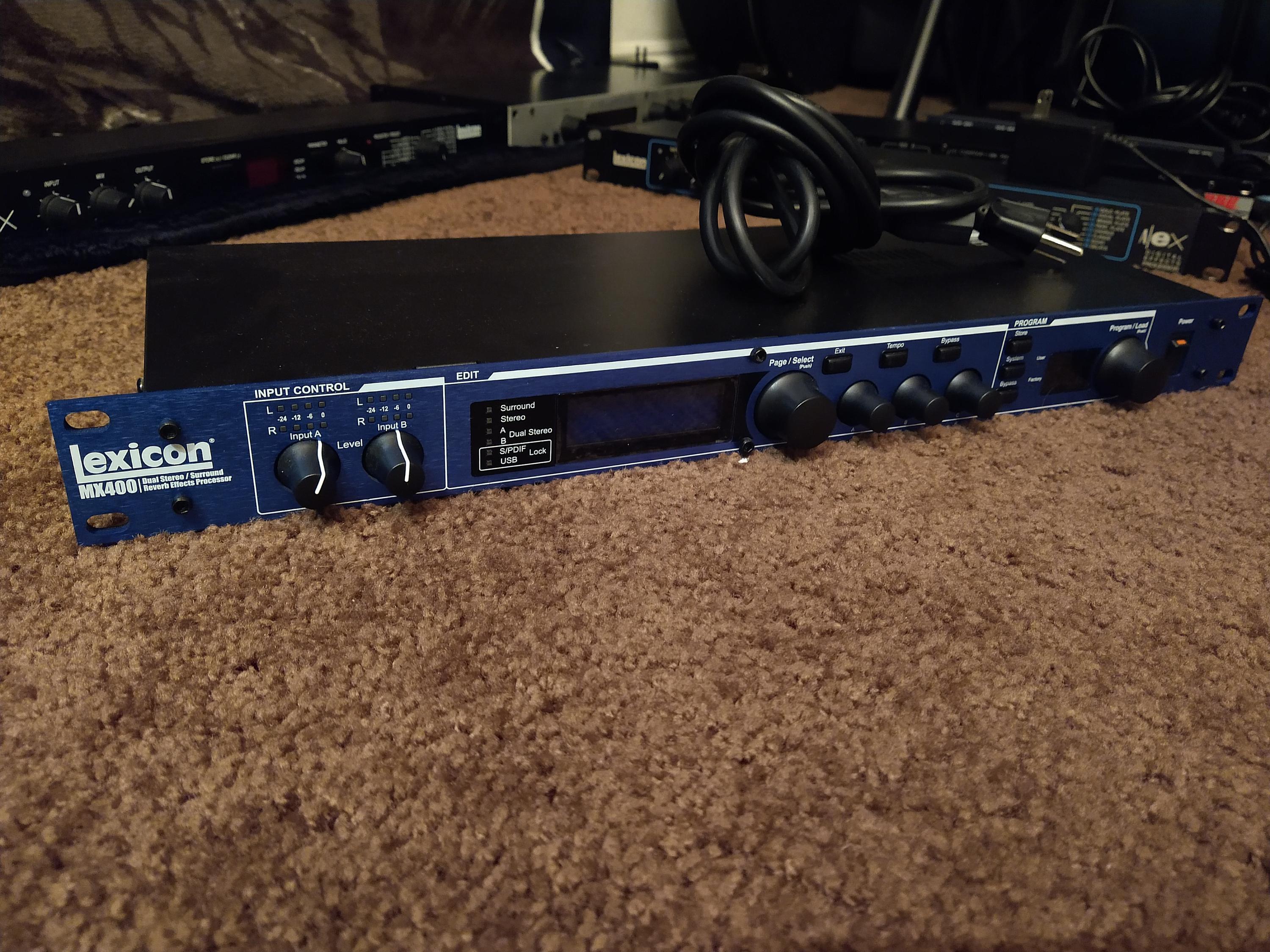 Used Lexicon MX400 - Dual Stereo / Surround - Sweetwater's Gear Exchange