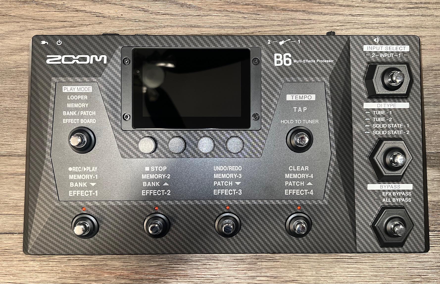 Used Zoom B6 Bass Multi-effects - Sweetwater's Gear Exchange