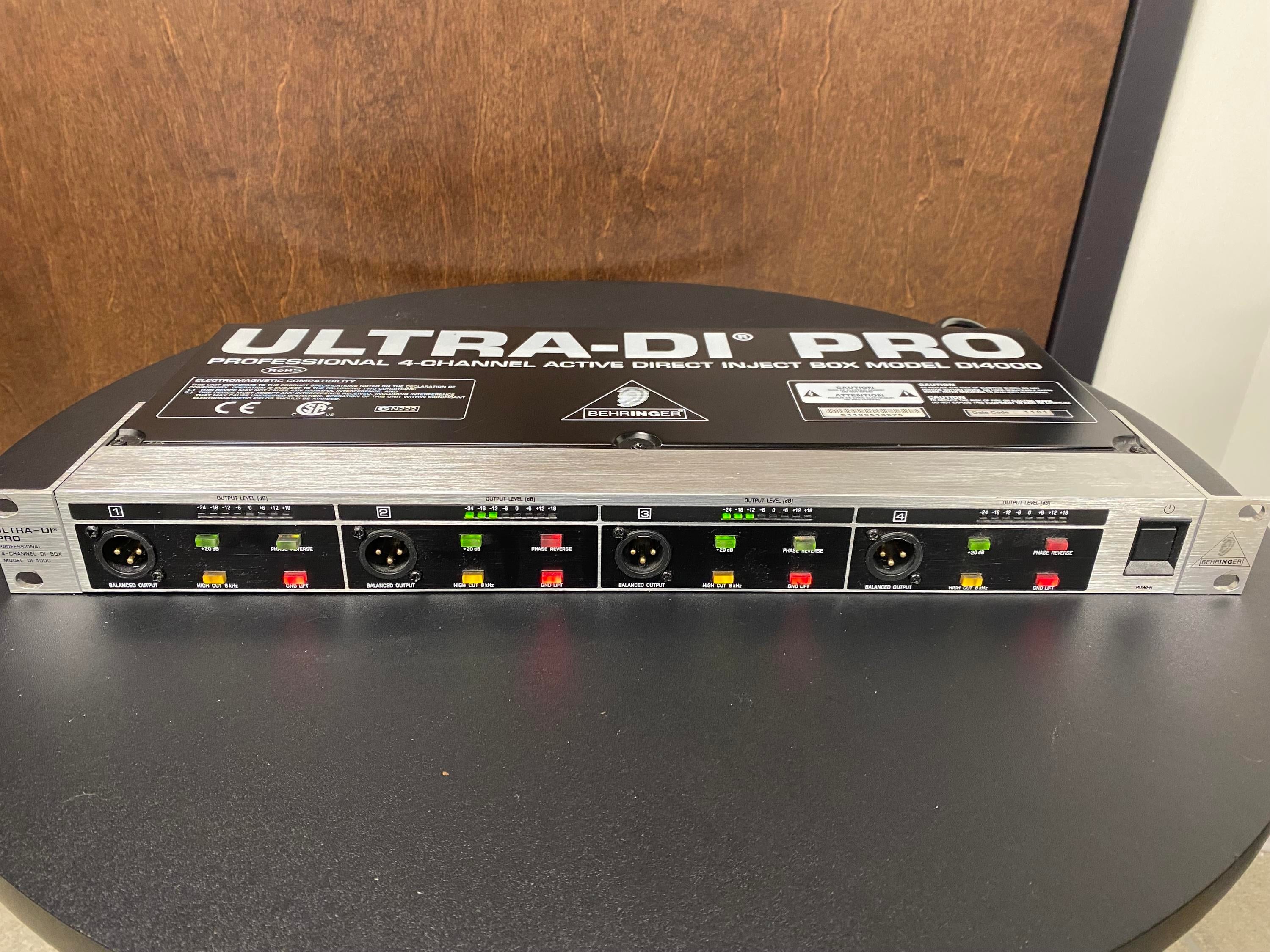 Used Behringer DI4000 V2 4-channel Active - Sweetwater's Gear Exchange