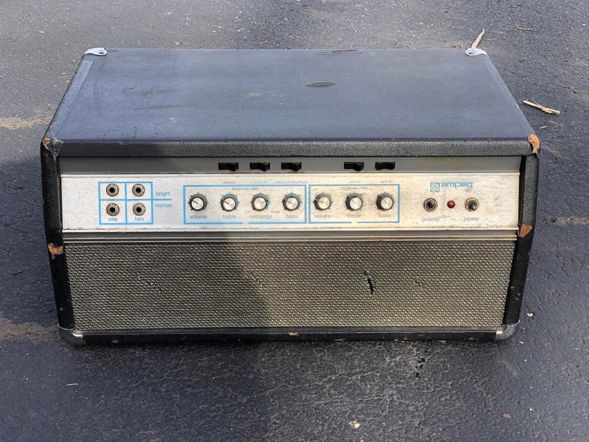 Used Ampeg SVT Head 1970 Blue Line - Sweetwater's Gear Exchange