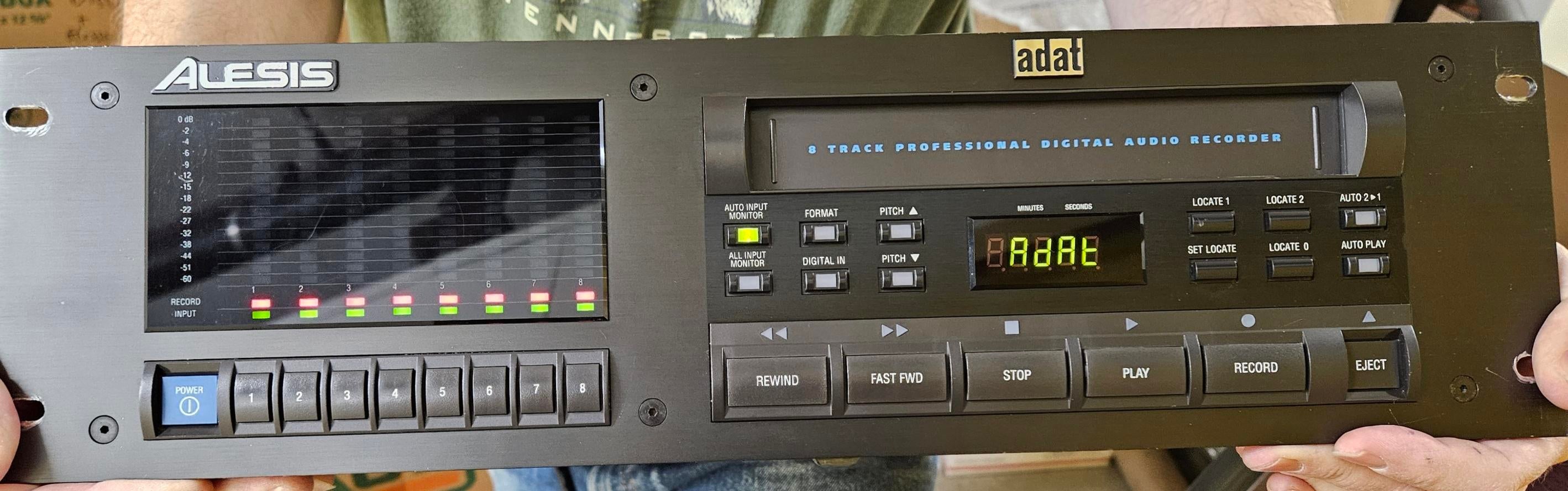 Used Alesis ADAT 8 track - Sweetwater's Gear Exchange