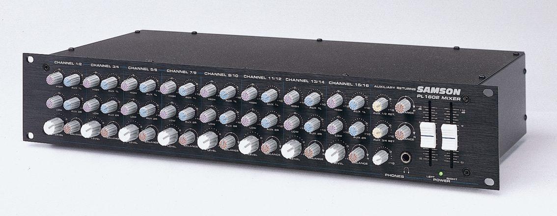 Used Samson PLI602 16-Channel Mixer - Sweetwater's Gear Exchange