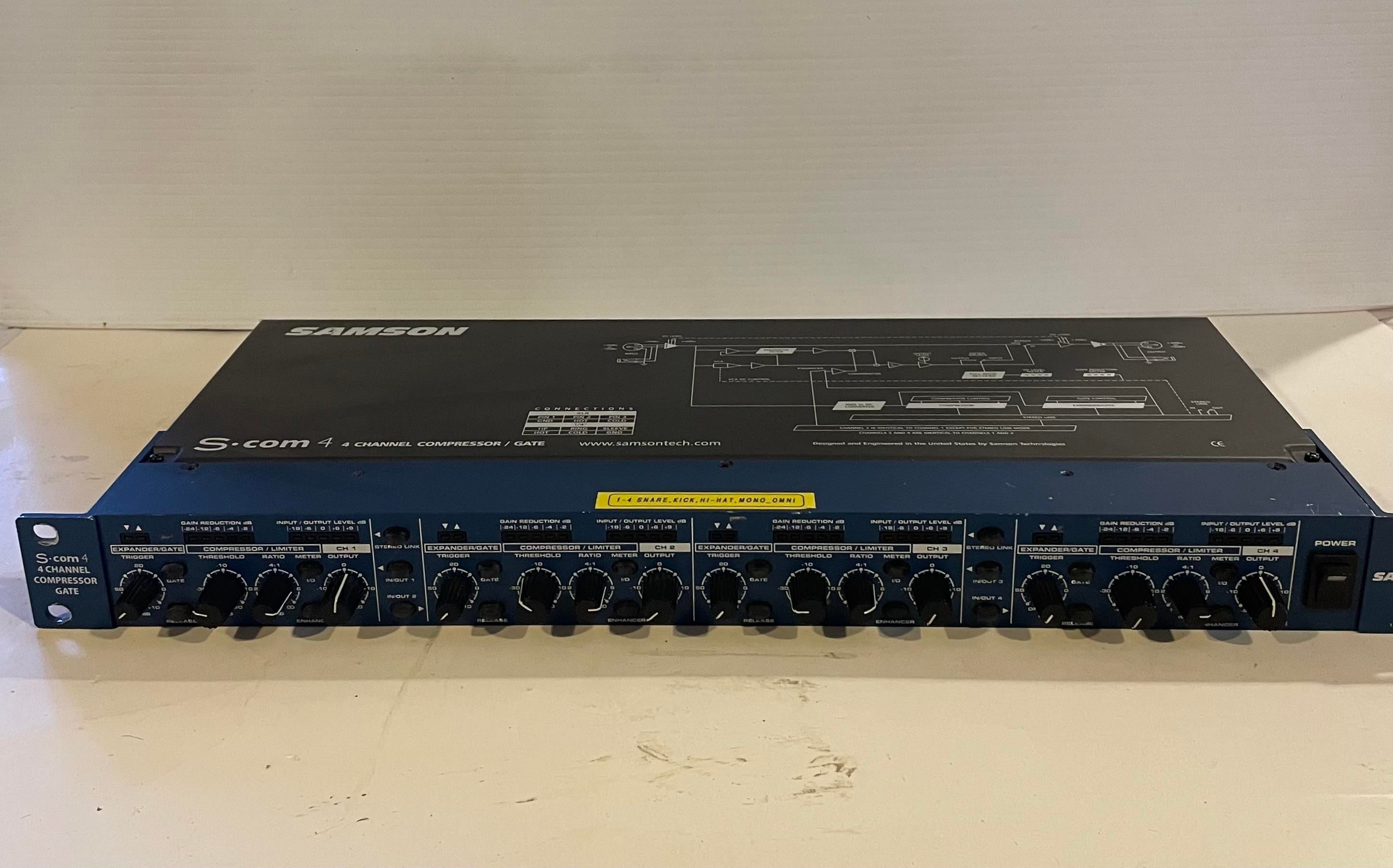 Used Samson S Com 4 Four Channel - Sweetwater's Gear Exchange