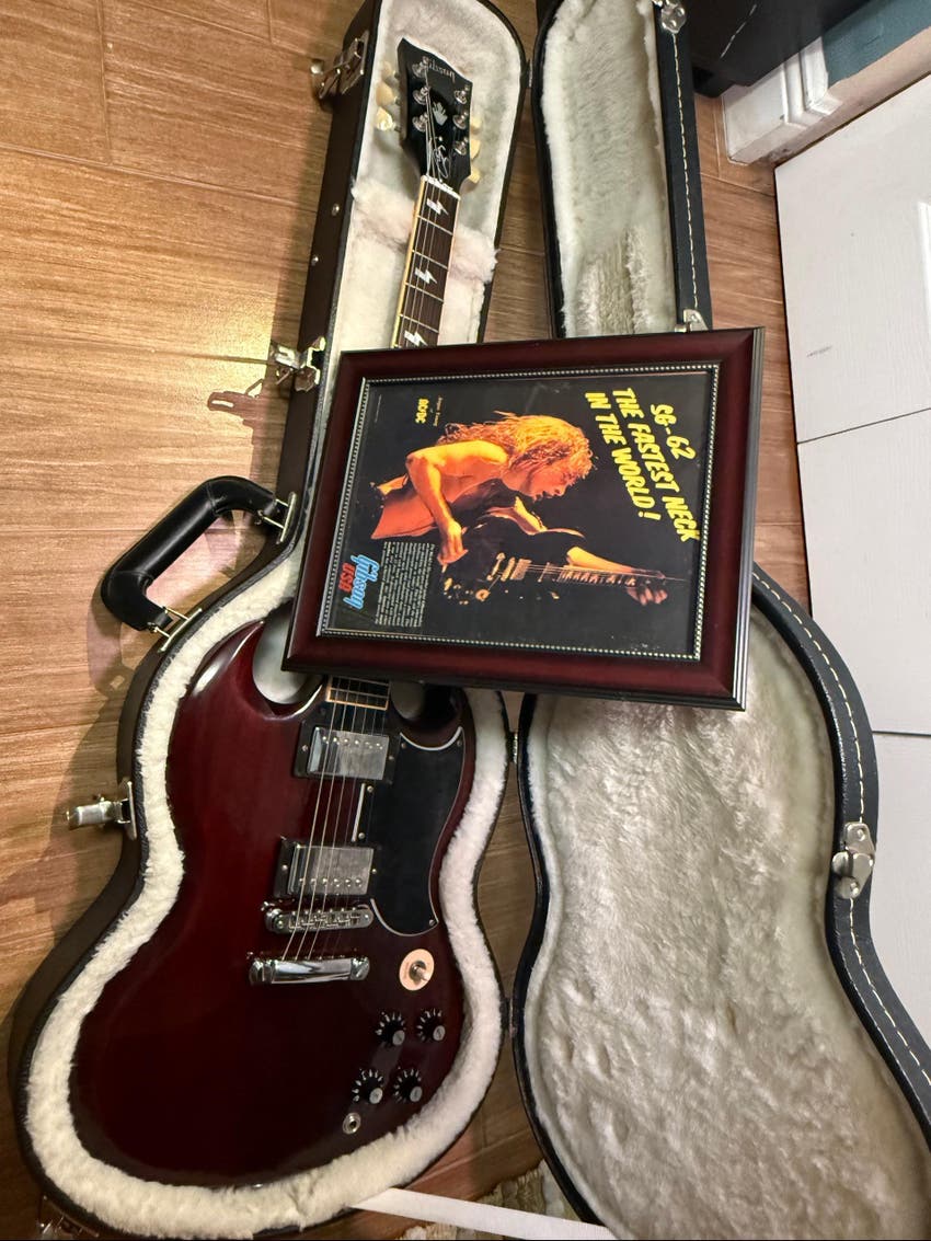 Used Gibson Angus Young SG - Aged - Sweetwater's Gear Exchange