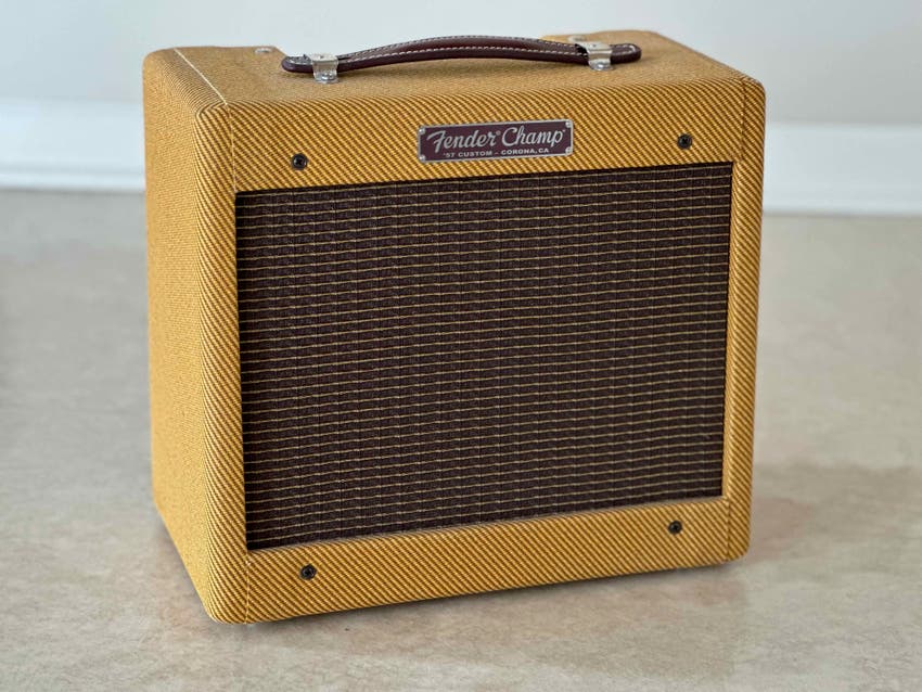 Used Fender '57 Custom Champ 1x8" 5-watt Tube Combo Amp | Sweetwater ...