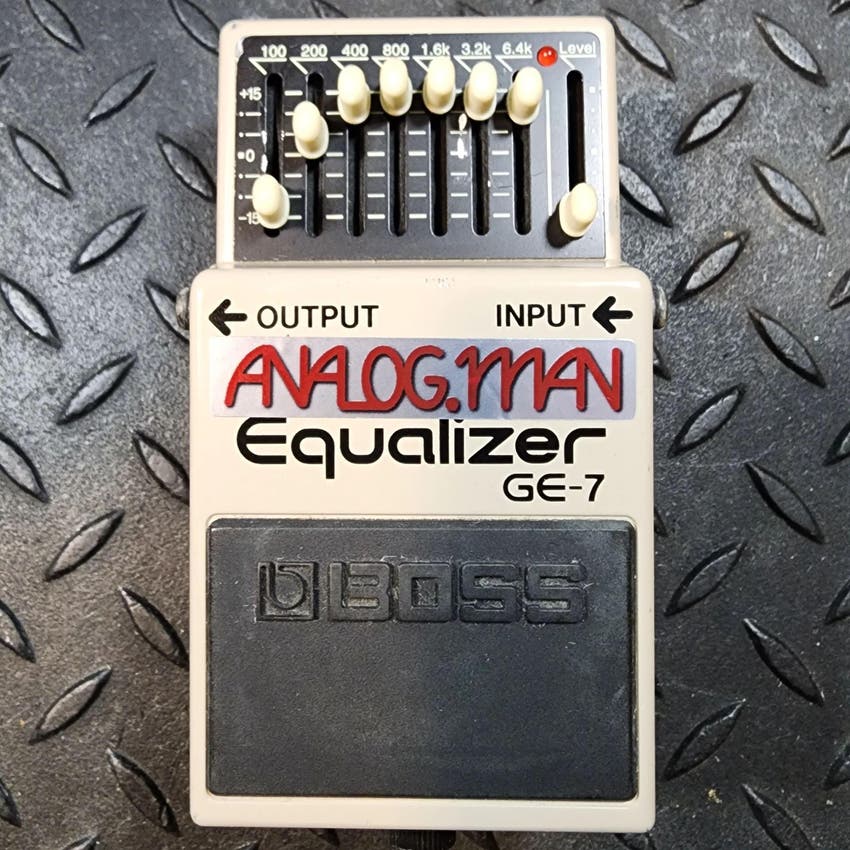 Used Analogman Boss GE-7 Graphic - Sweetwater's Gear Exchange