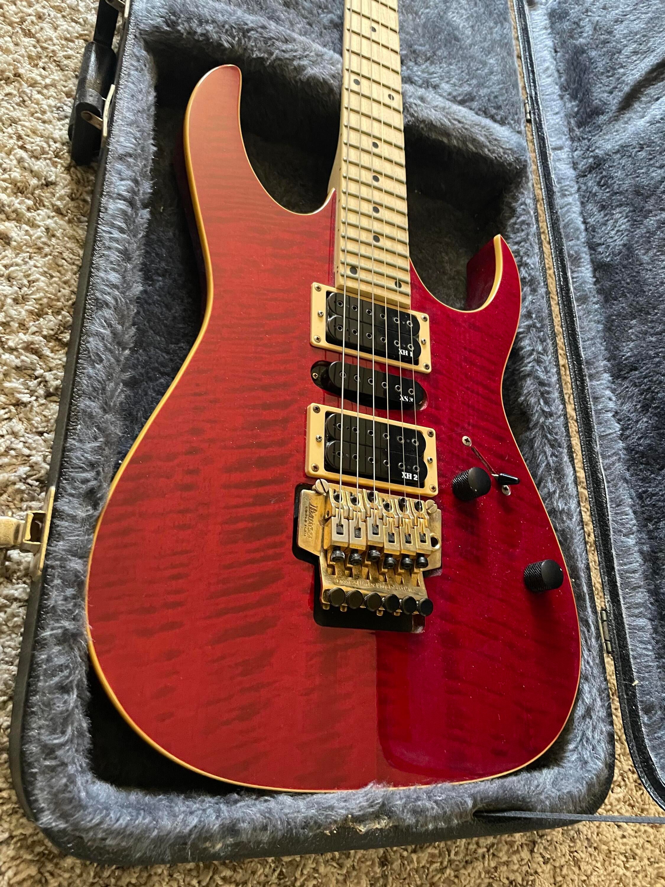 Used Ibanez Ex3700 Transparent Red - Sweetwater's Gear Exchange