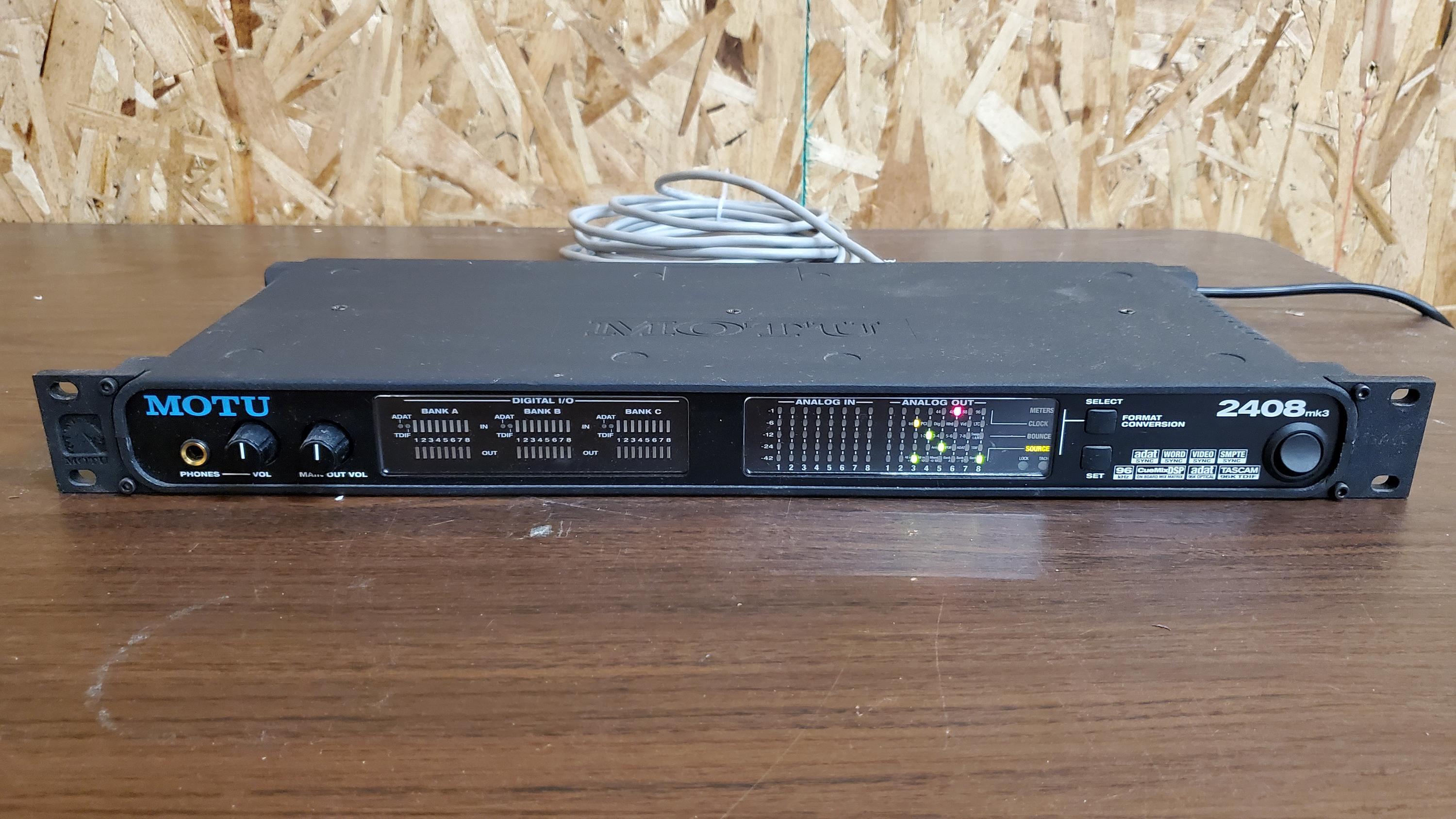 Used MOTU 2408 mk3 Audio Interface - Sweetwater's Gear Exchange