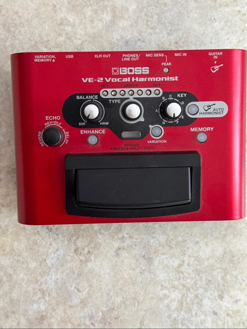 Used Boss ve-2 vocal harmonist - Sweetwater's Gear Exchange